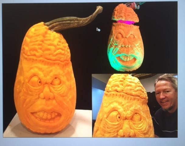 3D Pumpkin Carving - Brainy Monster : 7 Steps - Instructables