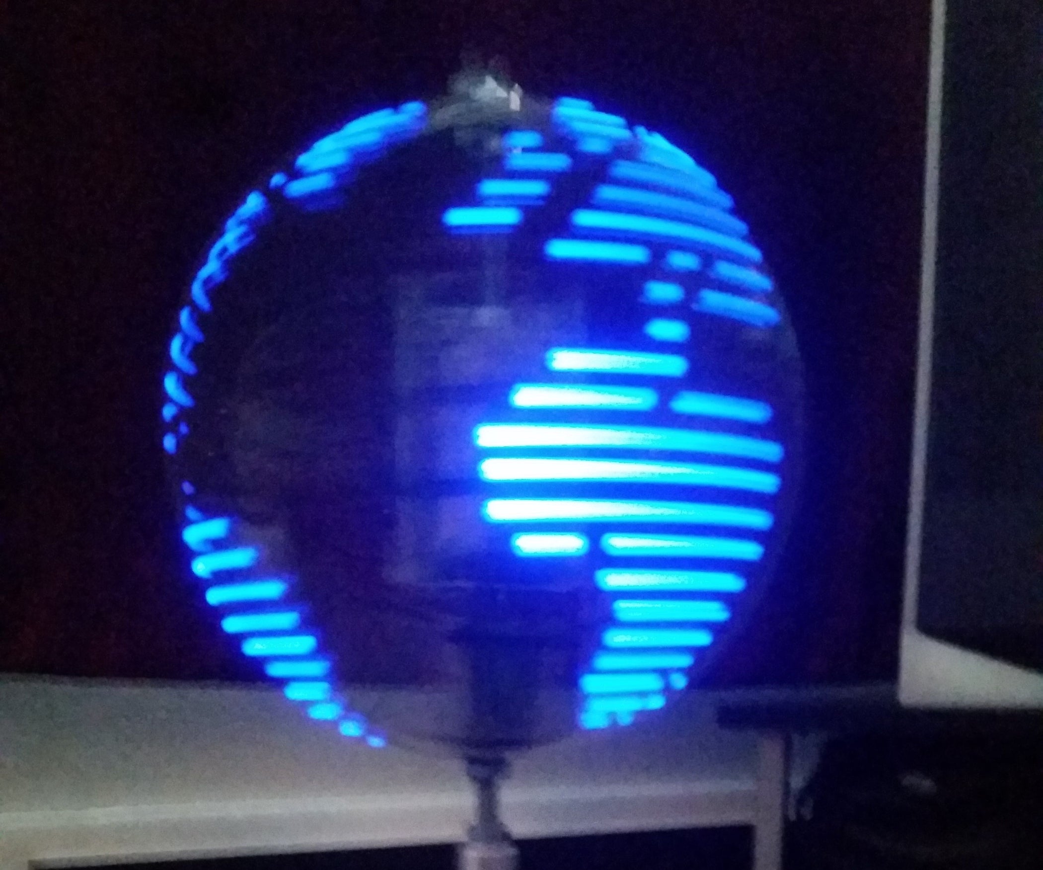 (POV) Persistence of Vision Globe : 8 Steps (with Pictures) - Instructables