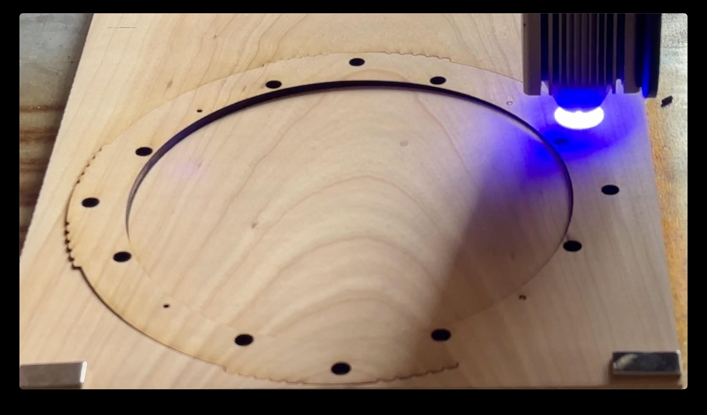 Wooden Reactor Simulator: Nightlight, Desk Lamp, Sound Simulation and ...