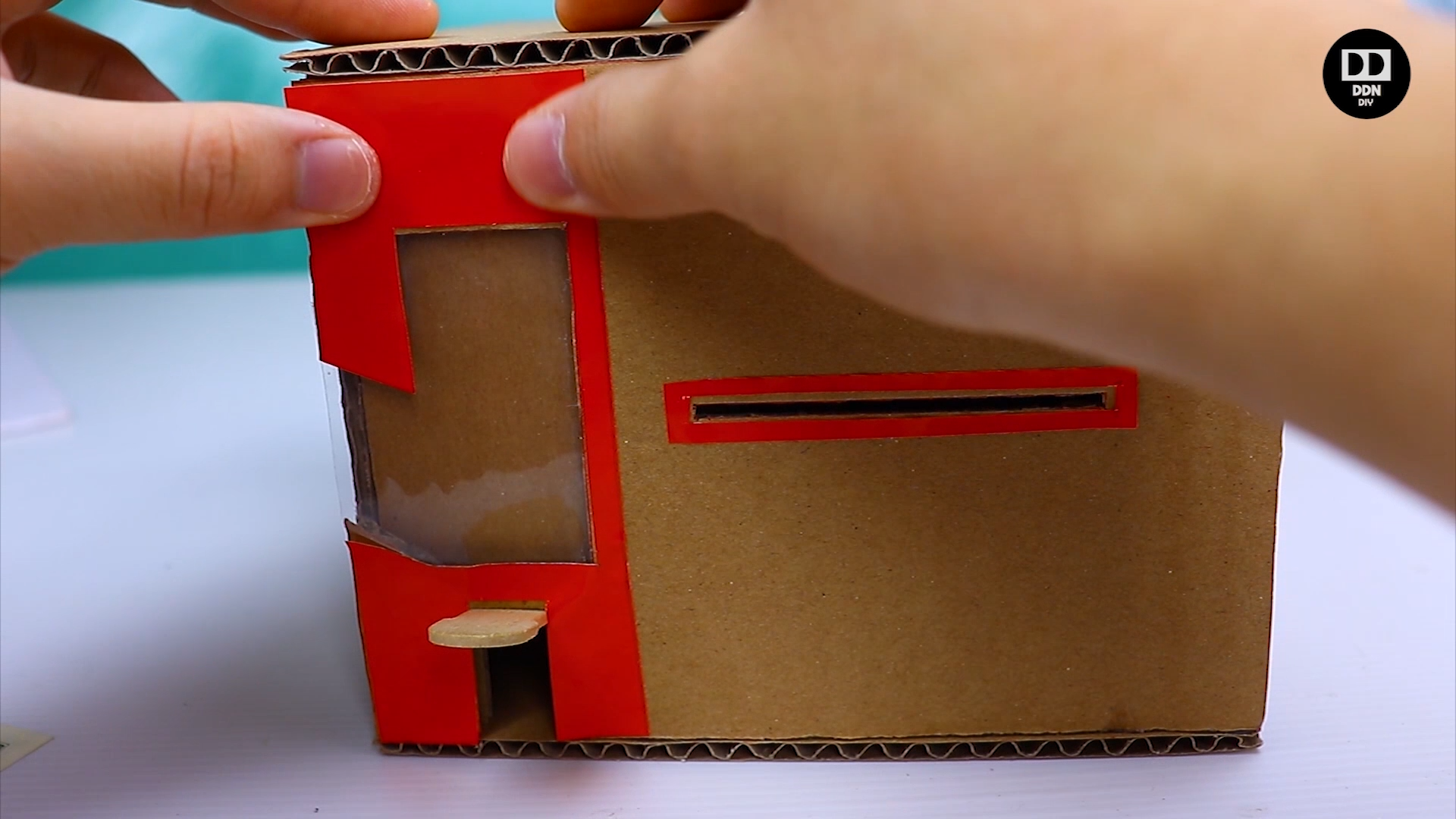 Make Smart Personal Bank Saving Coin and Cash From Cardboard : 10 Steps ...