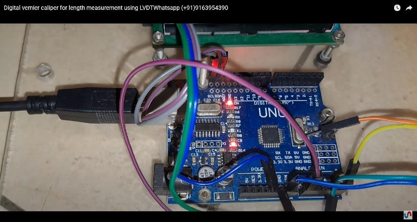 Digital Vernier Caliper for Length Measurement Using LVDT and Arduino ...