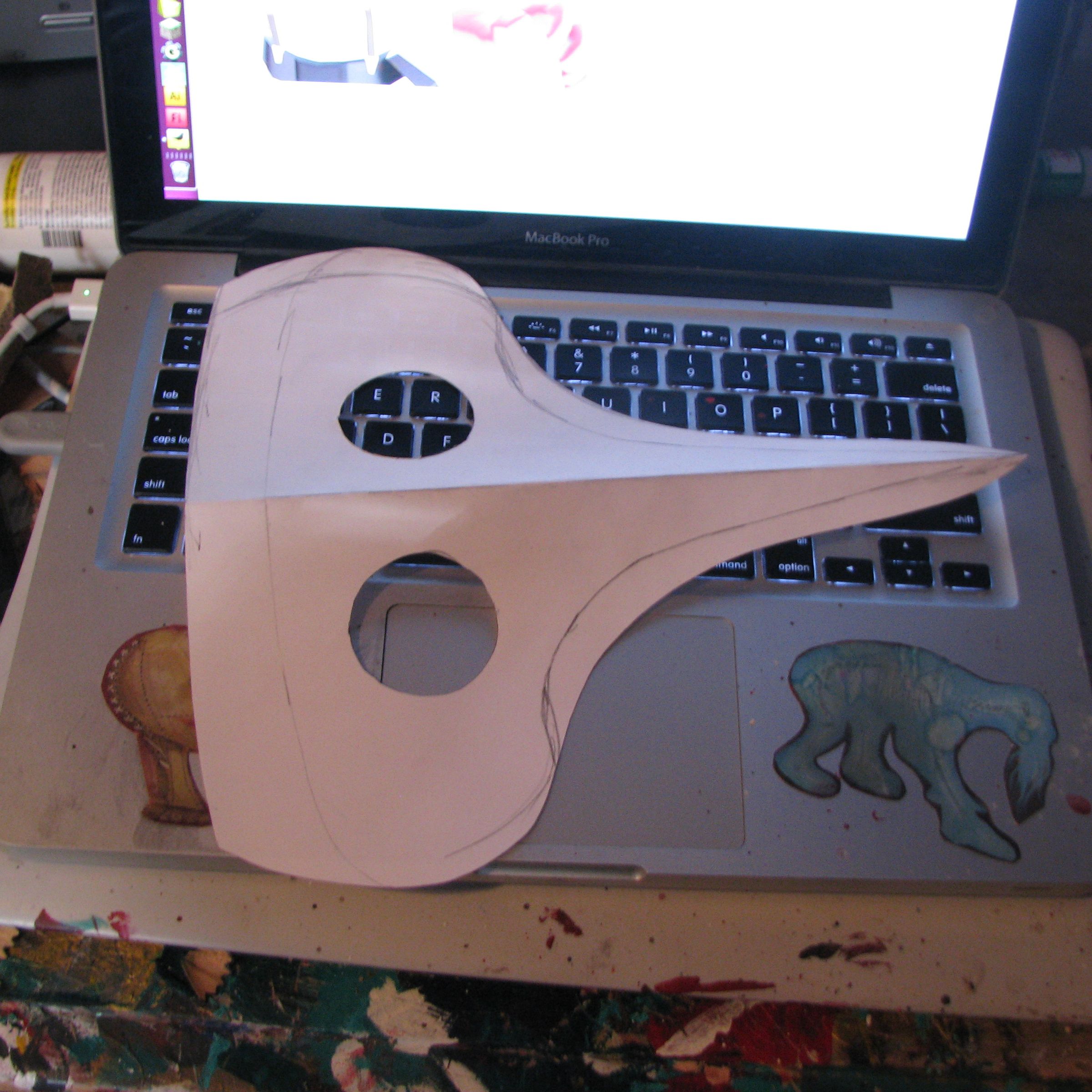 Blighted Beak - Plague Doctor Mask : 4 Steps (with Pictures ...