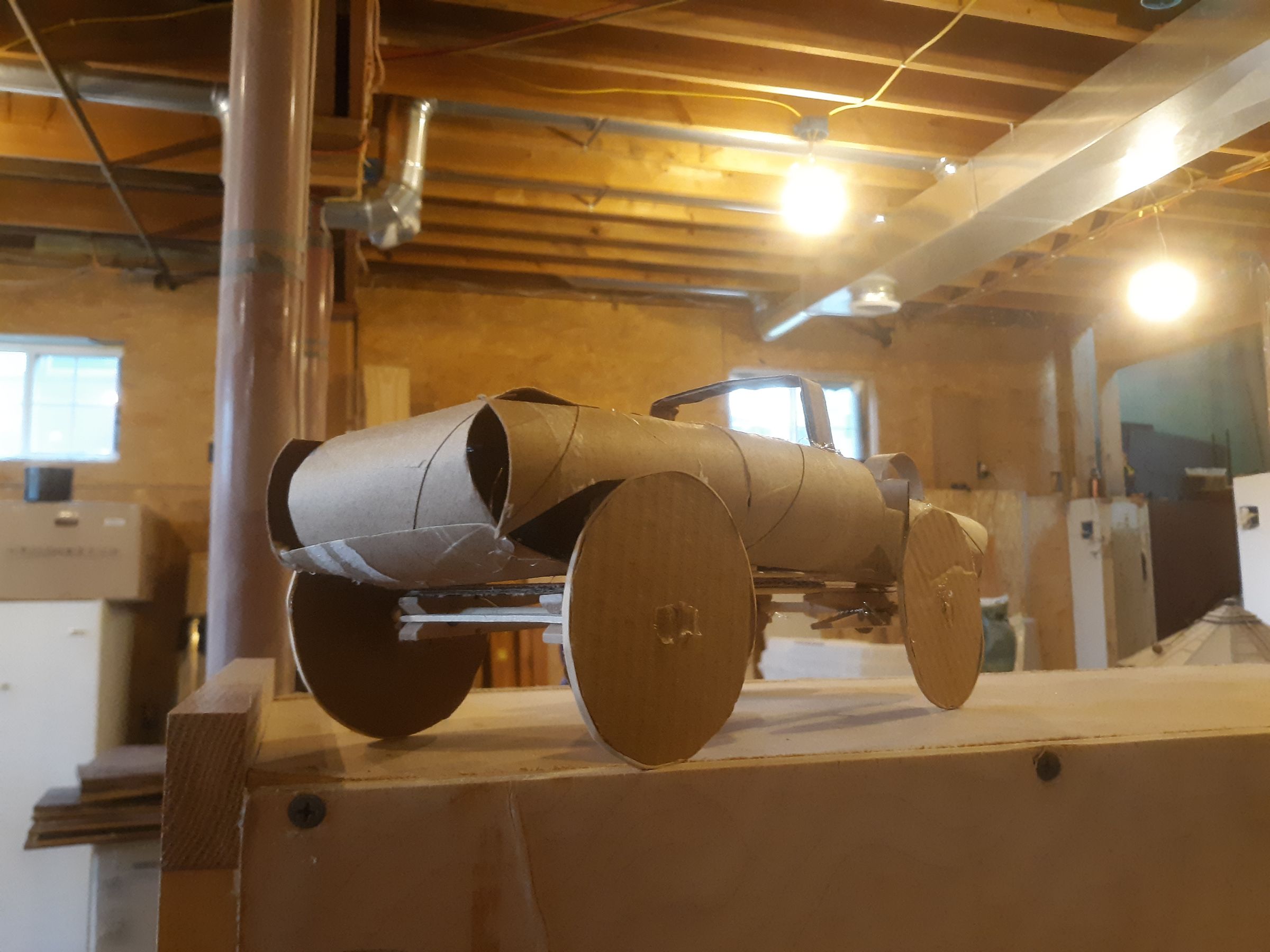 1960's Jaguar Customizable Cardboard Car Body Design : 13 Steps ...