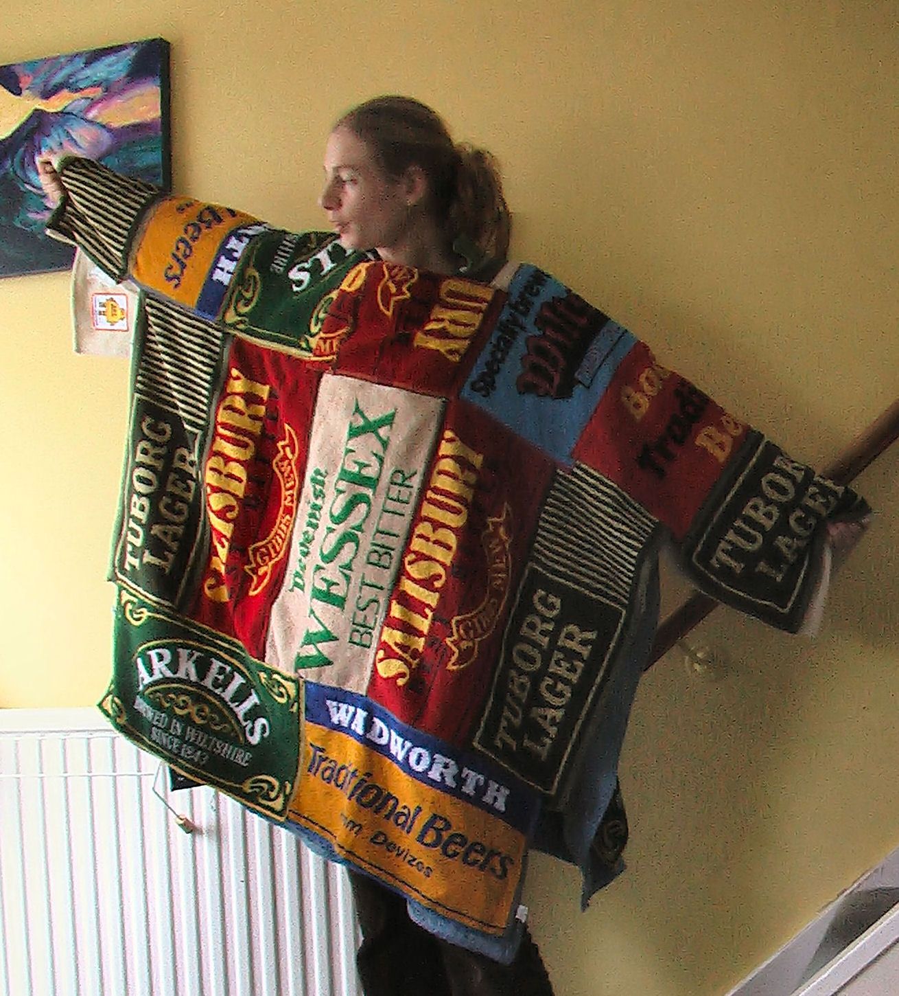 Beer-towel-poncho of Usefulness! : 6 Steps (with Pictures) - Instructables