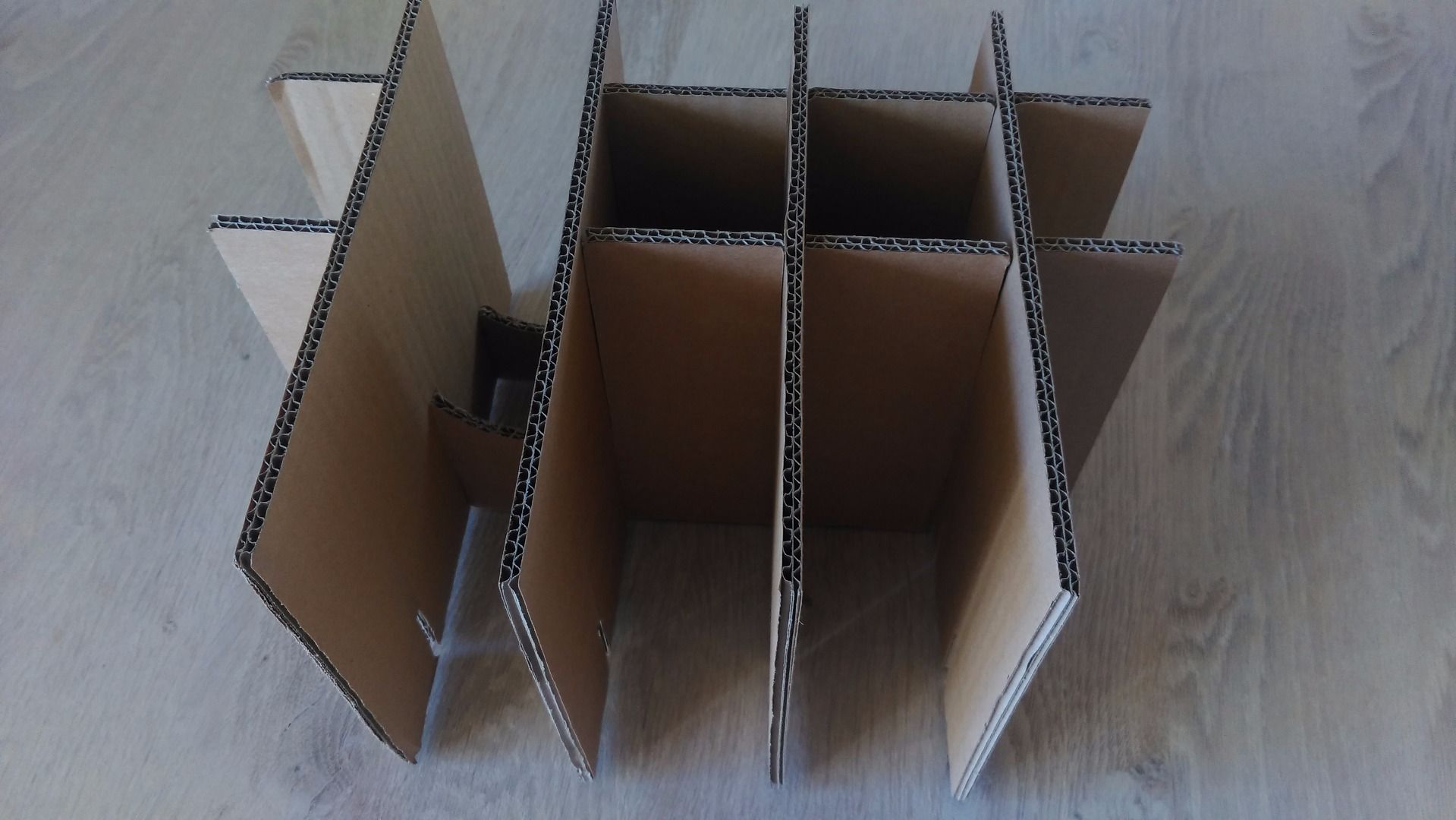Cardboard Bottle Division to Wine Rack : 5 Steps (with Pictures ...