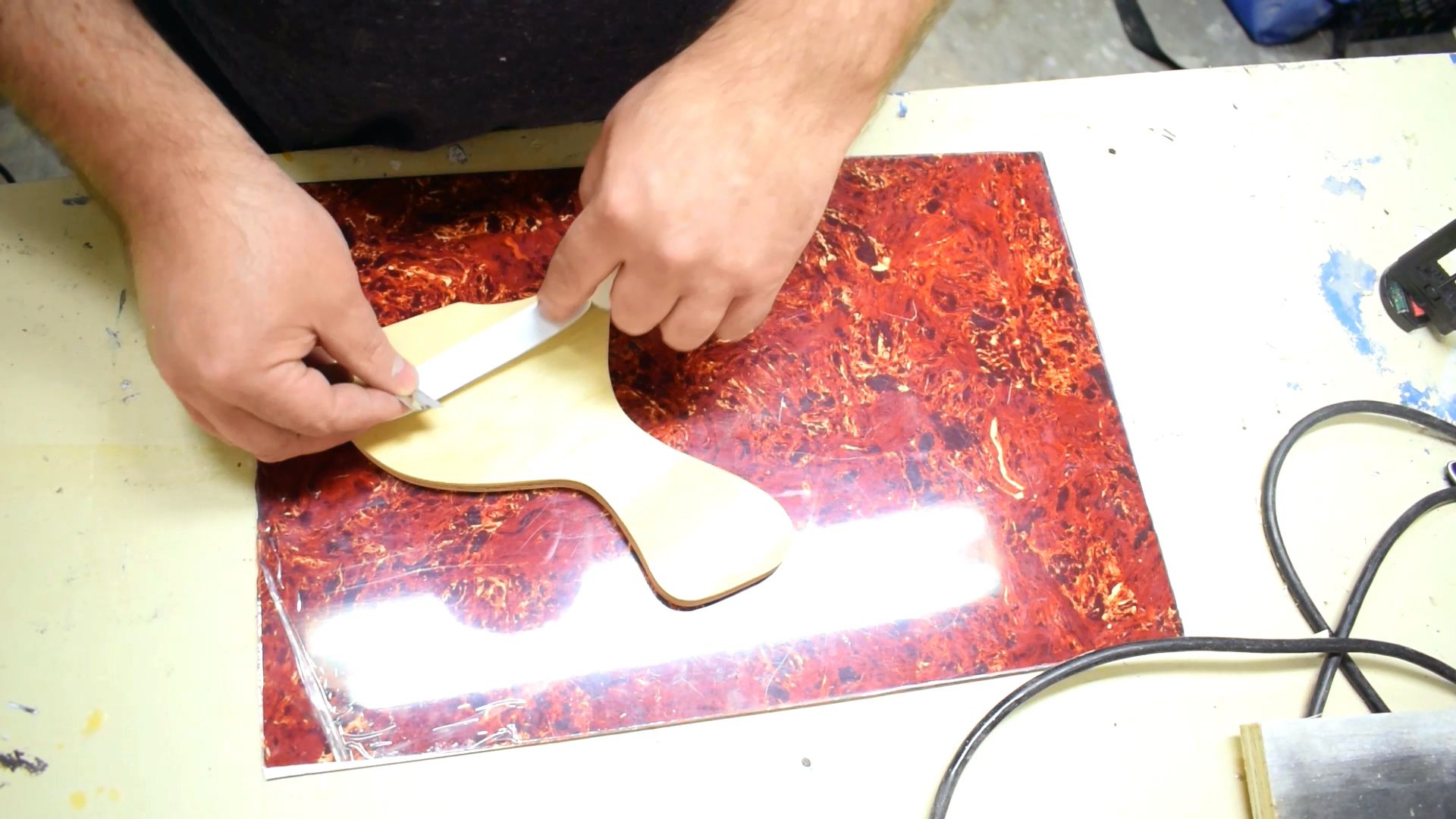 Make a DIY Custom Guitar Pickguard : 7 Steps (with Pictures ...