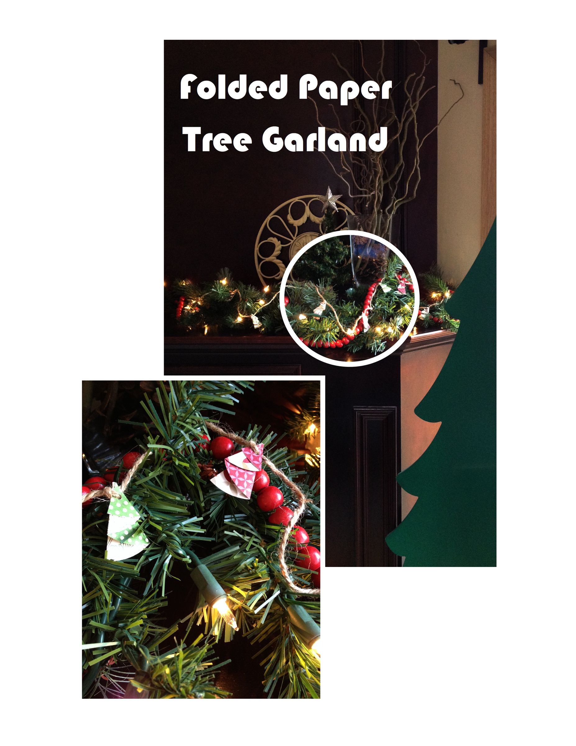 Folded Paper Tree Garland : 3 Steps (with Pictures) - Instructables