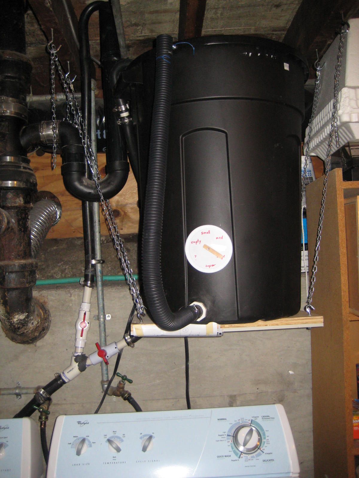 How to Make a Laundry Water Recycler (Gray Water System) : 9 Steps ...
