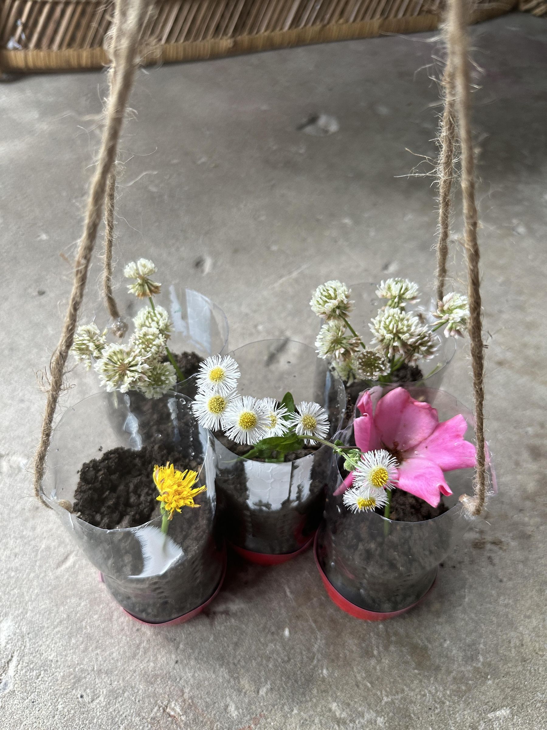 Flower Pots That Are Made From Recycled Cups and Bottles : 7 Steps ...