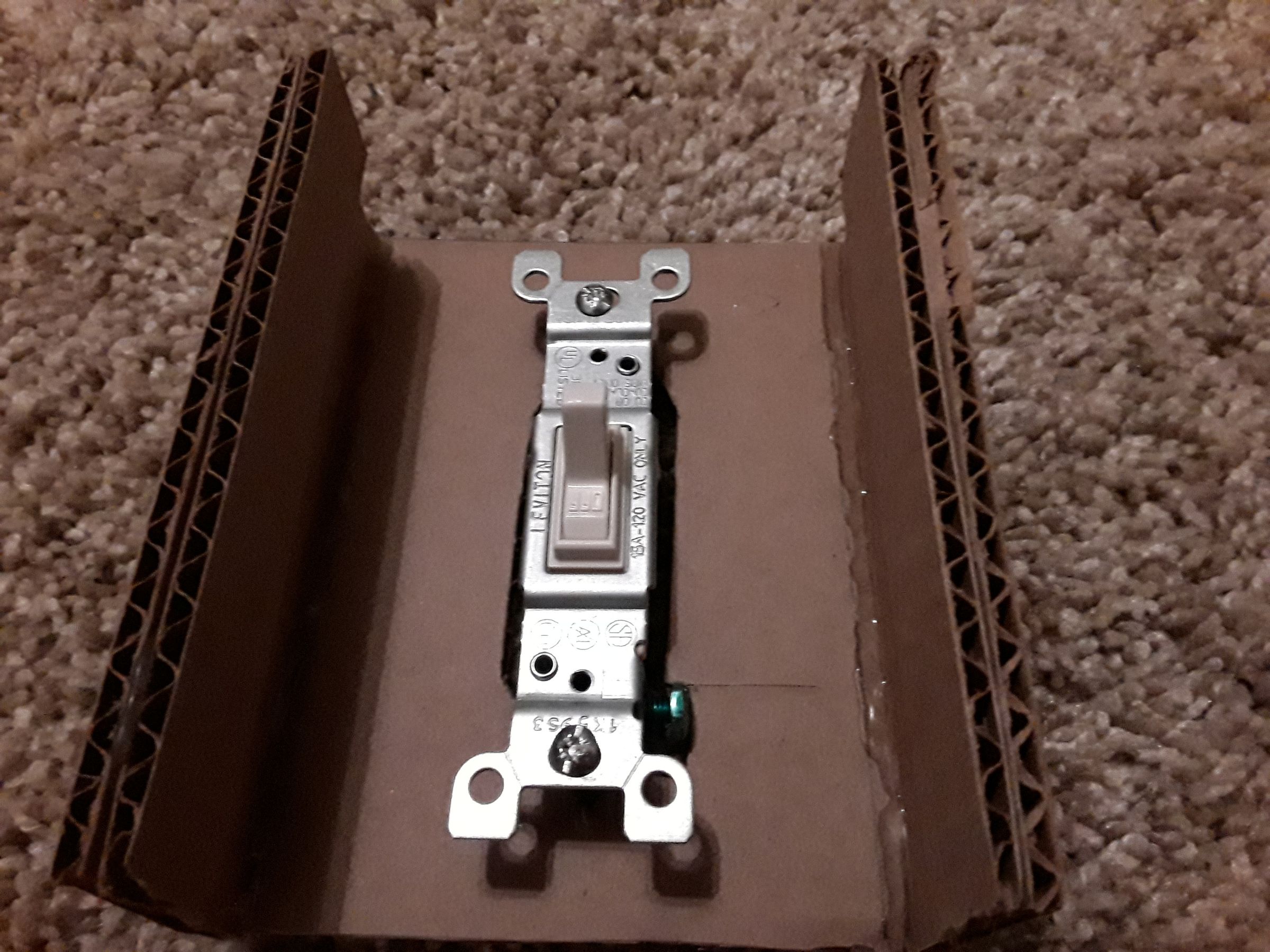 Cardboard Fire Alarm Pull Station/Call Point : 4 Steps - Instructables