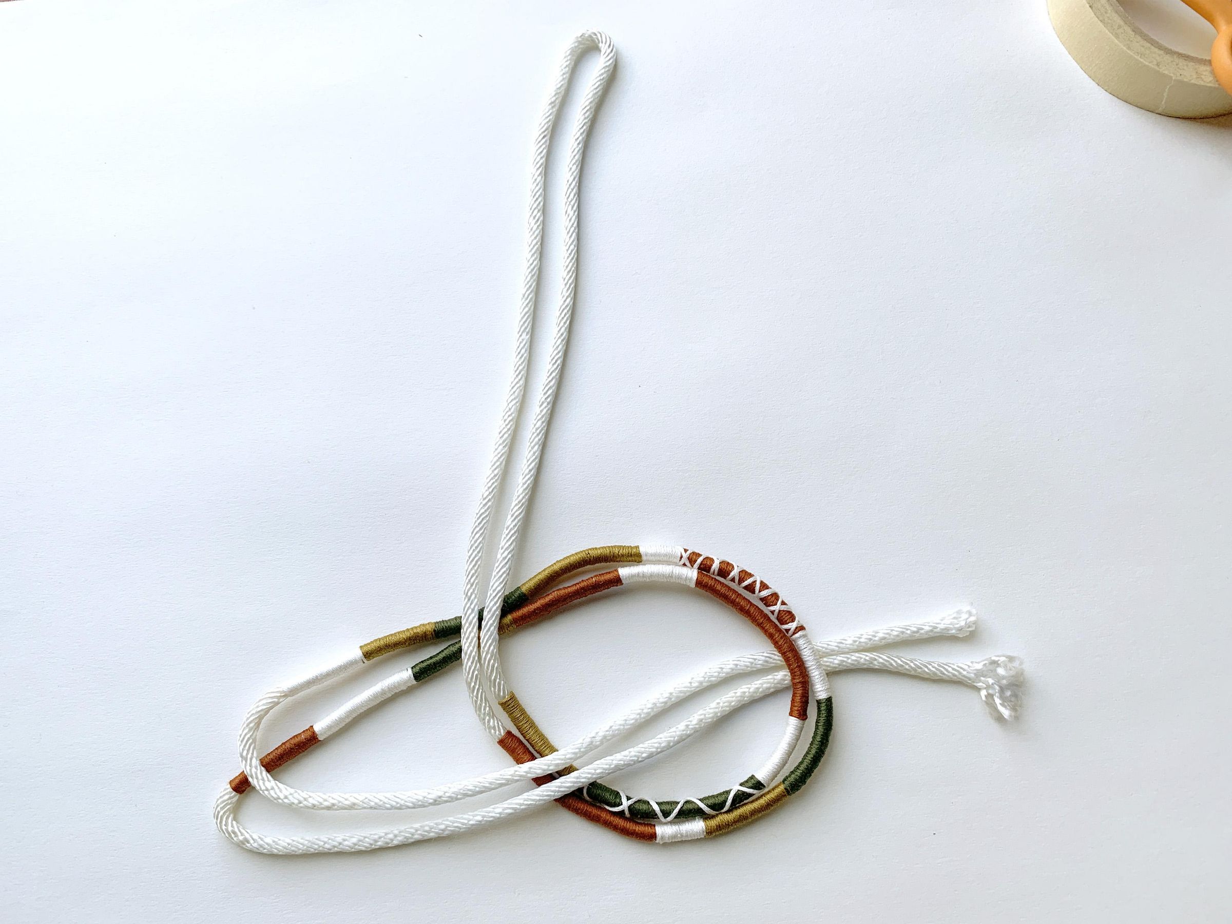 Wrapped Rope Macrame Knot Necklace : 6 Steps (with Pictures ...