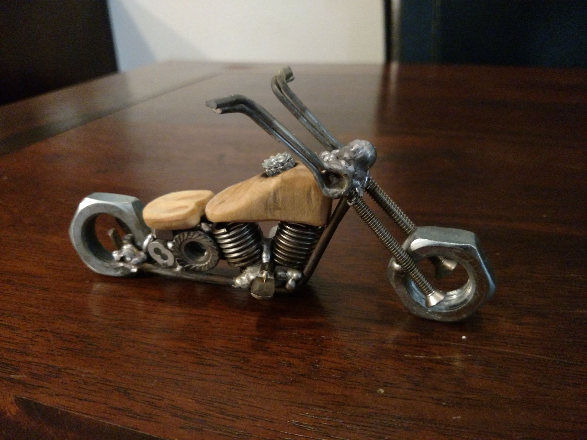 Metal Motorcycle Sculpture : 6 Steps (with Pictures) - Instructables