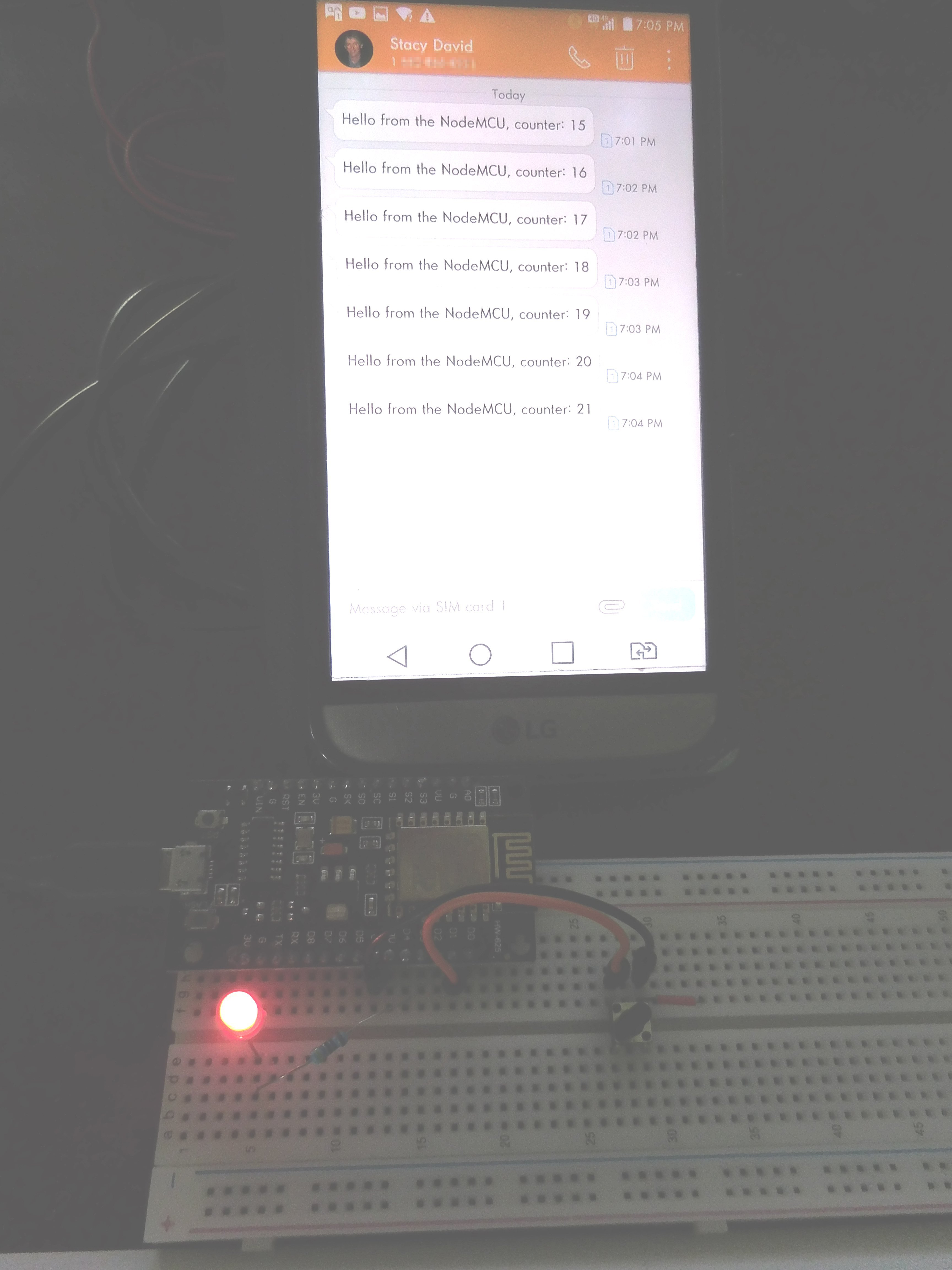 Send an SMS Using an ESP8266 : 5 Steps - Instructables