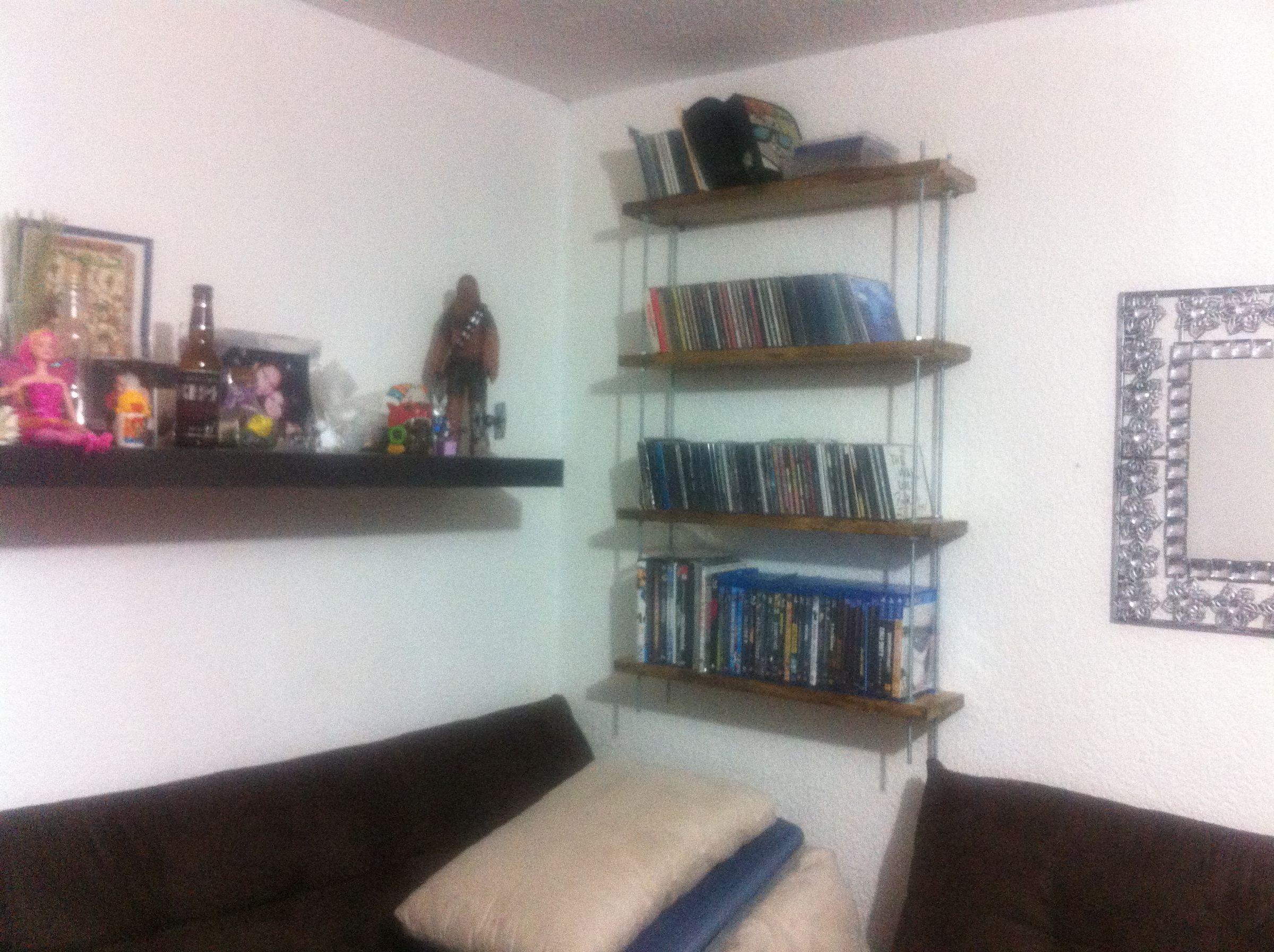 CD & DVD Wall Rack : 4 Steps - Instructables