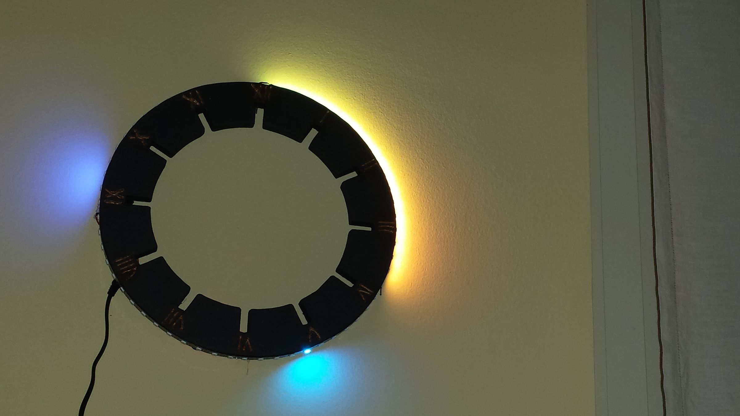Glowing LED Wall Watch : 12 Steps (with Pictures) - Instructables