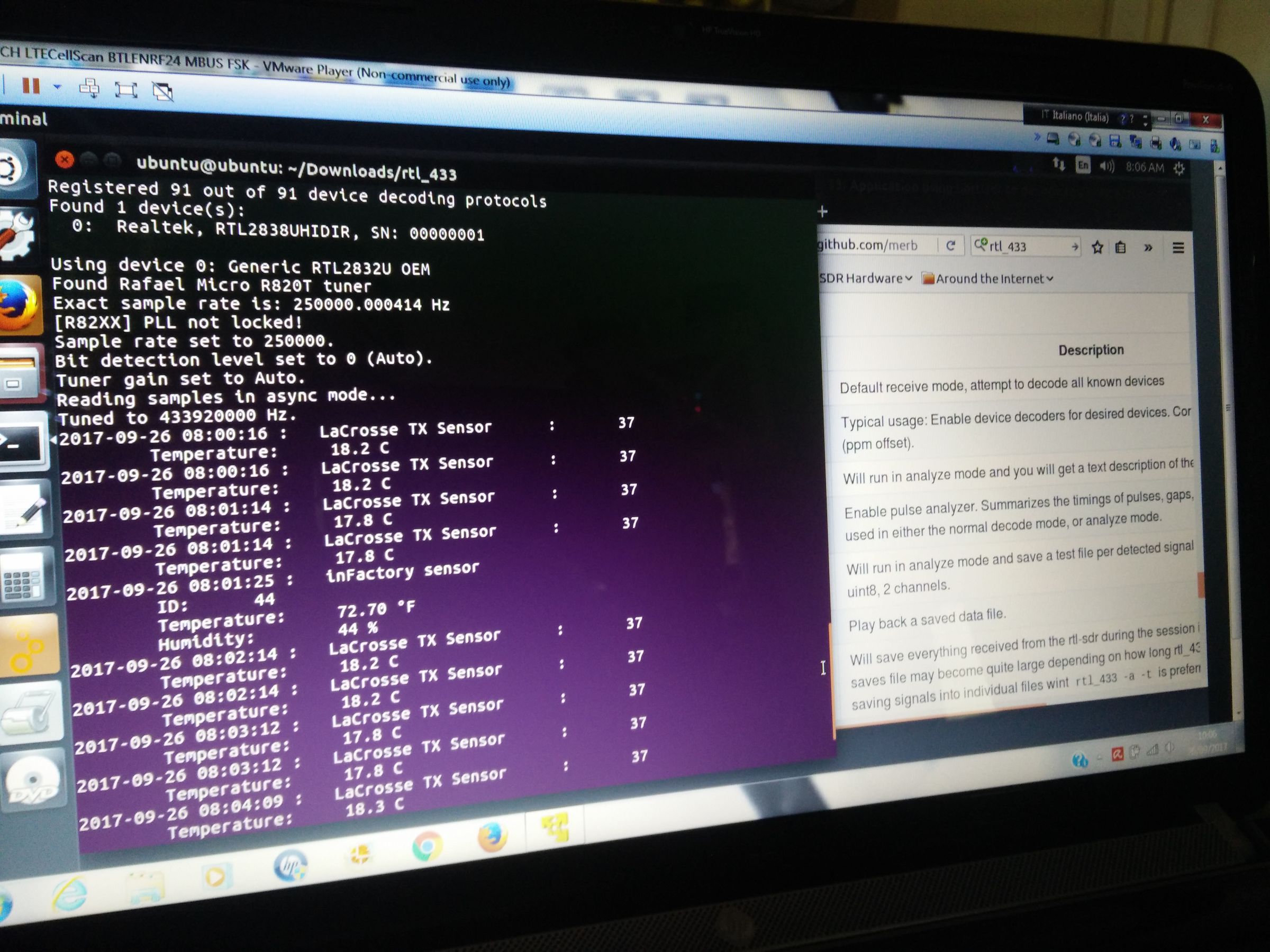 SMART INSTALL Rtl_433 Receiver ON WINDOWS WORKSTATION AND VMWARE WITH ...