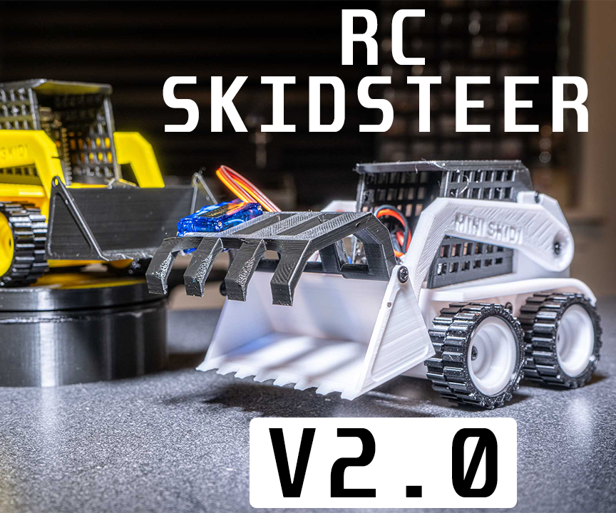 3D Printed RC SkidSteer V2.0 : 14 Steps (with Pictures) - Instructables