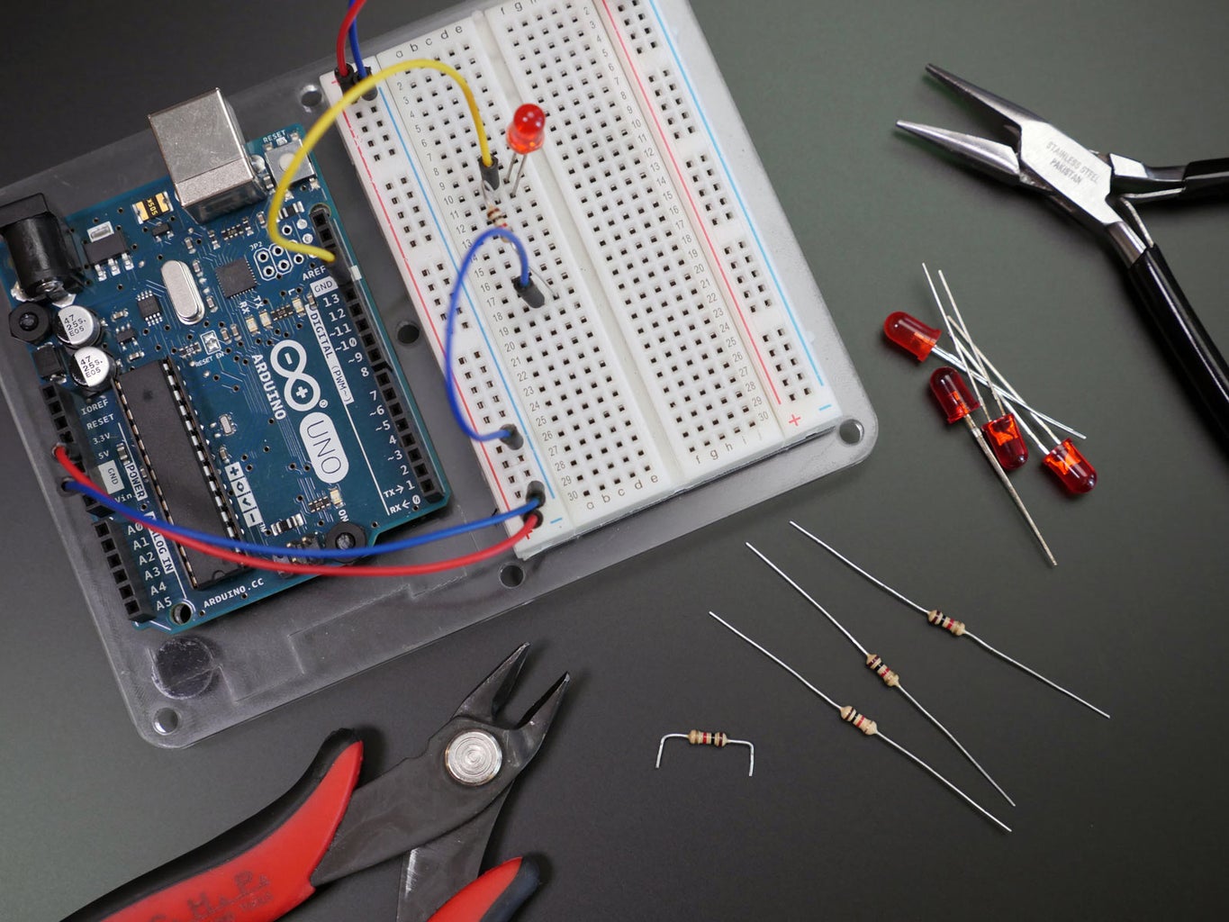 Arduino Class Your First Experiments 6 Steps Instructables