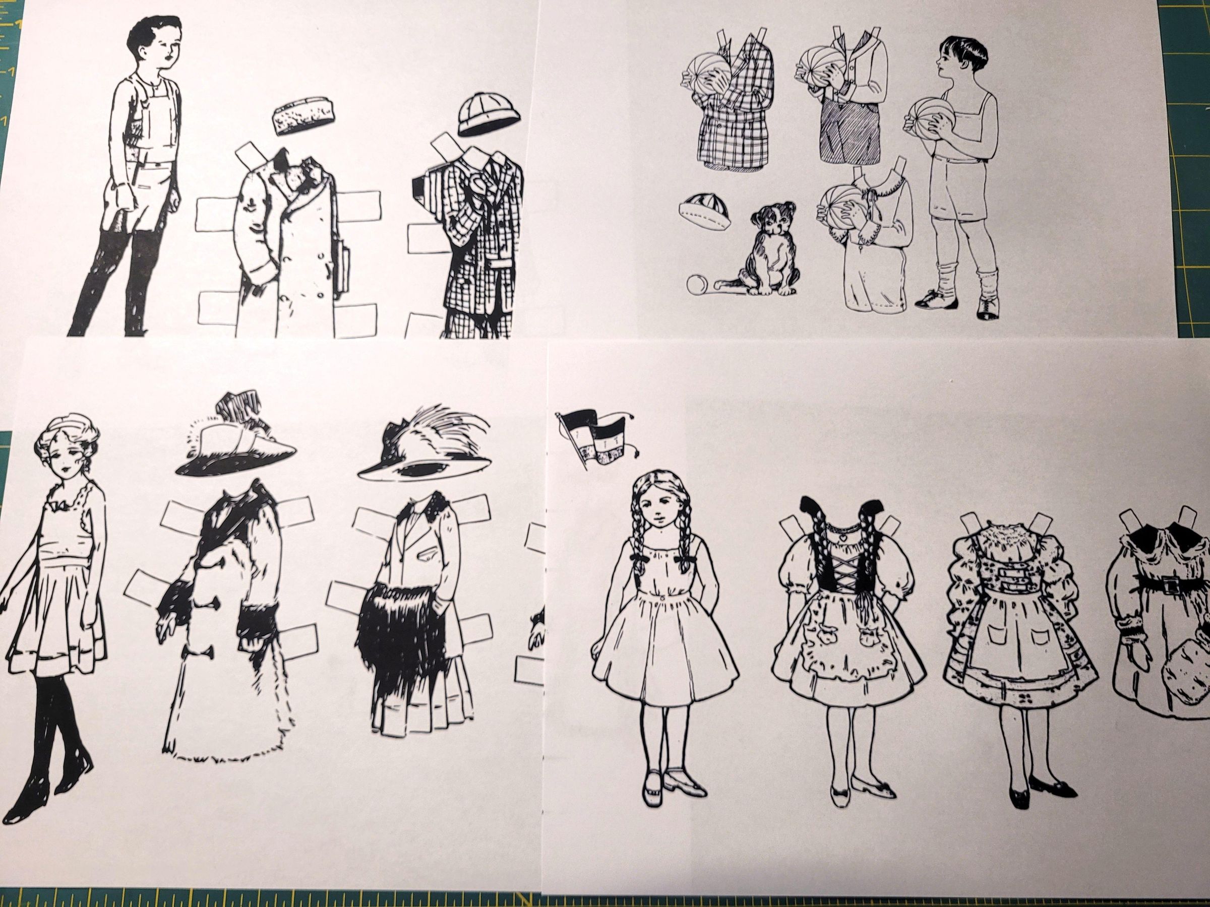Paper Dolls Dancing – Historical Paper Dolls Dancing With Magnets ...
