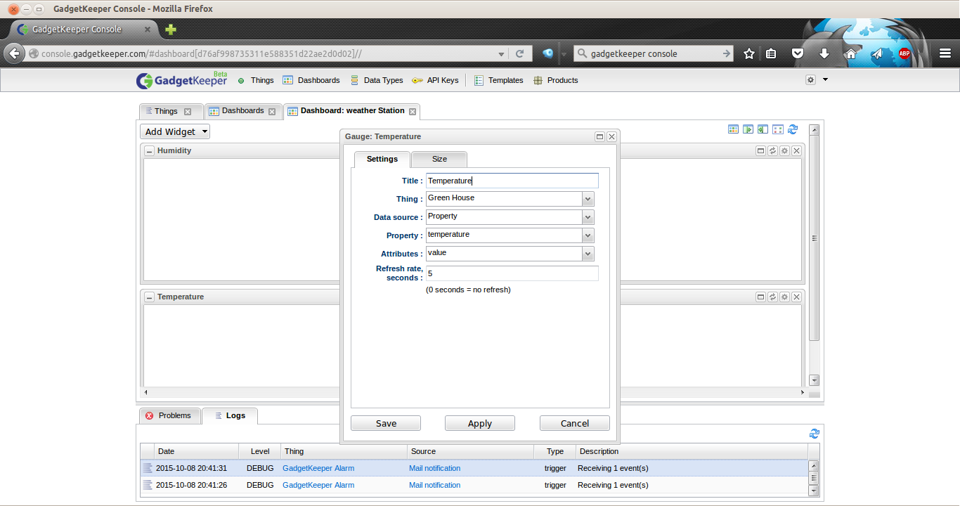 ESP8266 (Standalone) Weather Station Using Arduino IDE and GadgetKeeper ...
