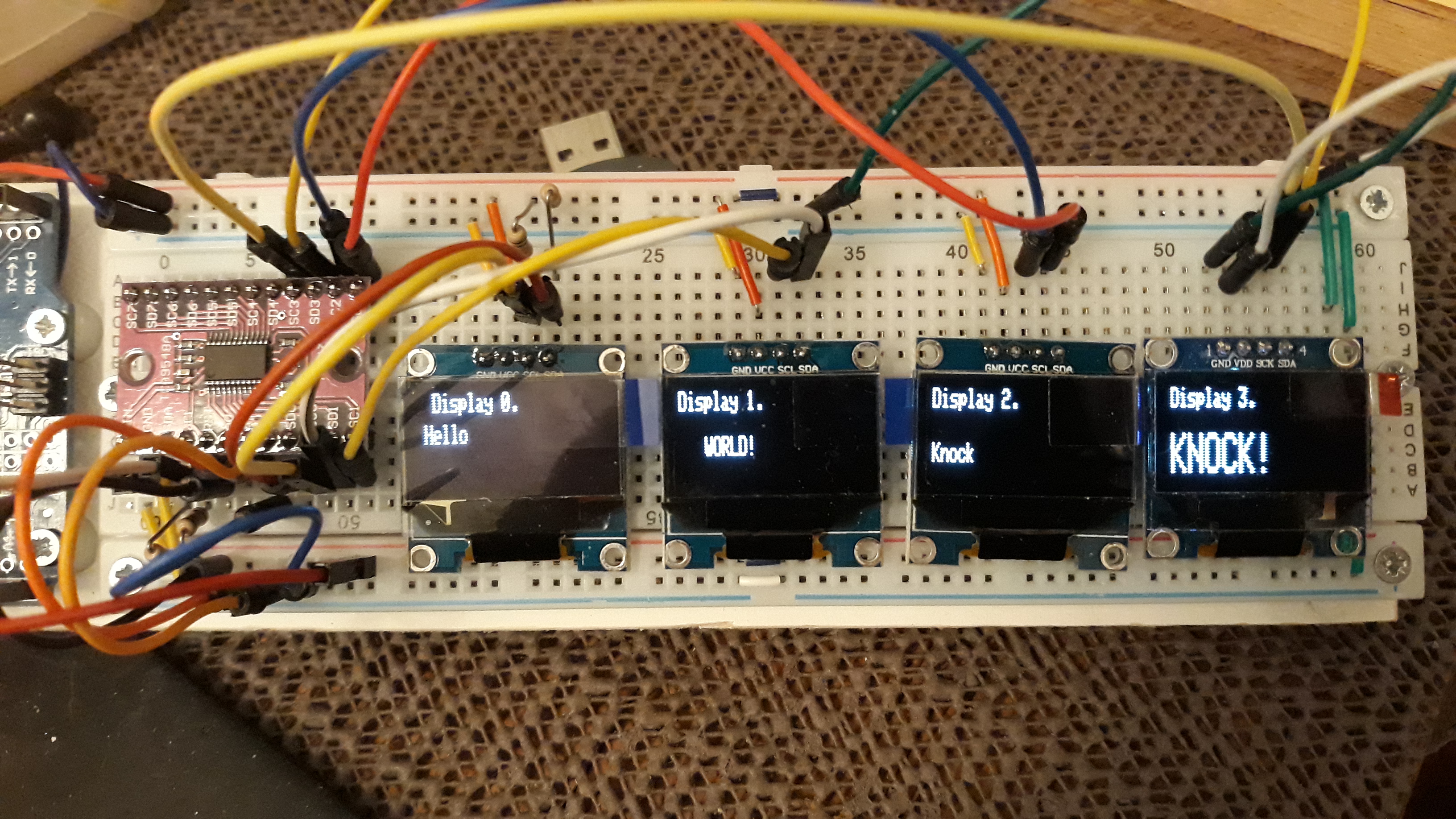 Arduino on I2c Multiplexer Tca9548a : 4 Steps - Instructables