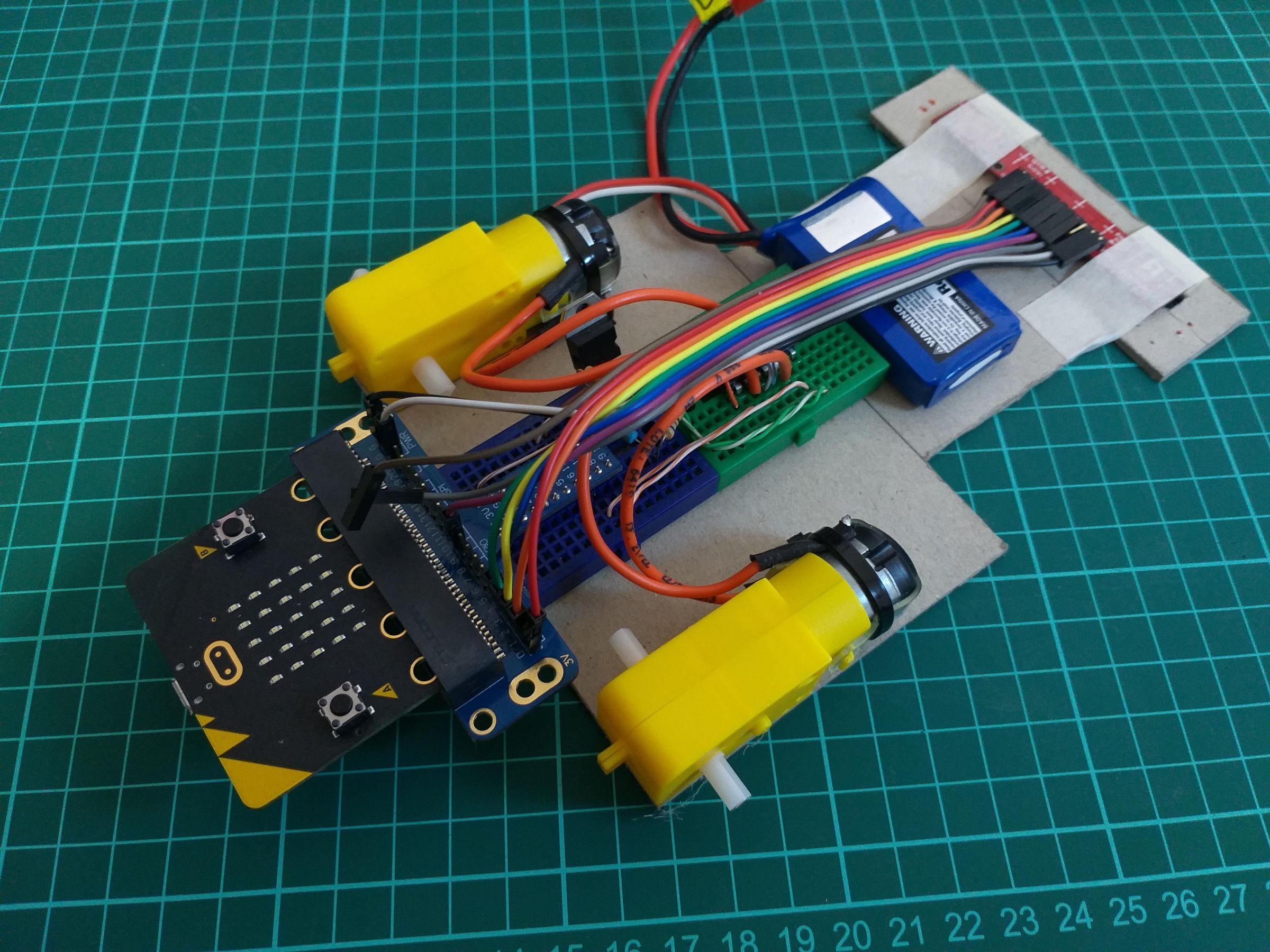 Micro:bit Line Following Robot : 7 Steps (with Pictures) - Instructables