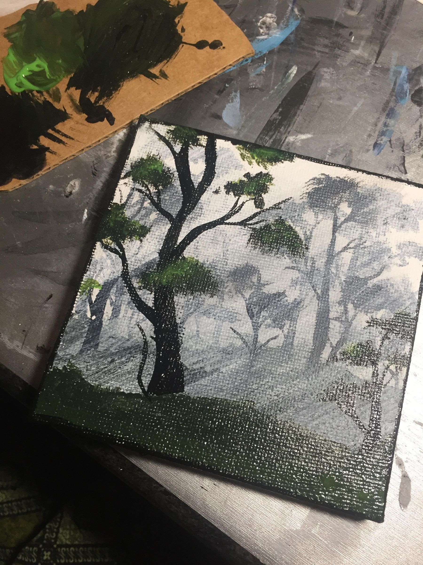 Foggy Forest Painting Technique : 7 Steps (with Pictures) - Instructables