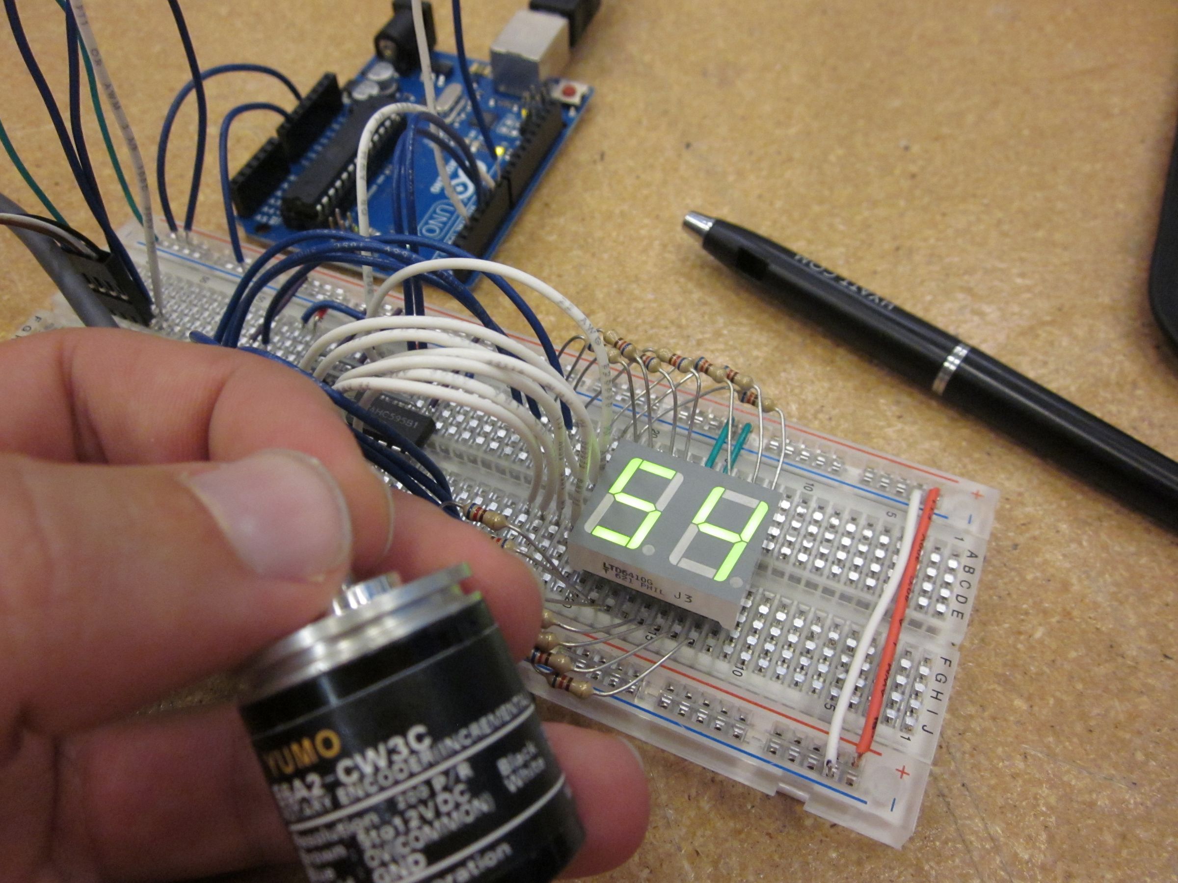 Arduino Powered Rotary Encoders - I Made It at TechShop : 3 Steps ...