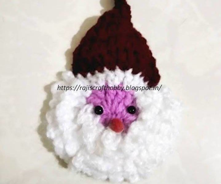 Crochet Santa Ornament : 15 Steps (with Pictures) - Instructables