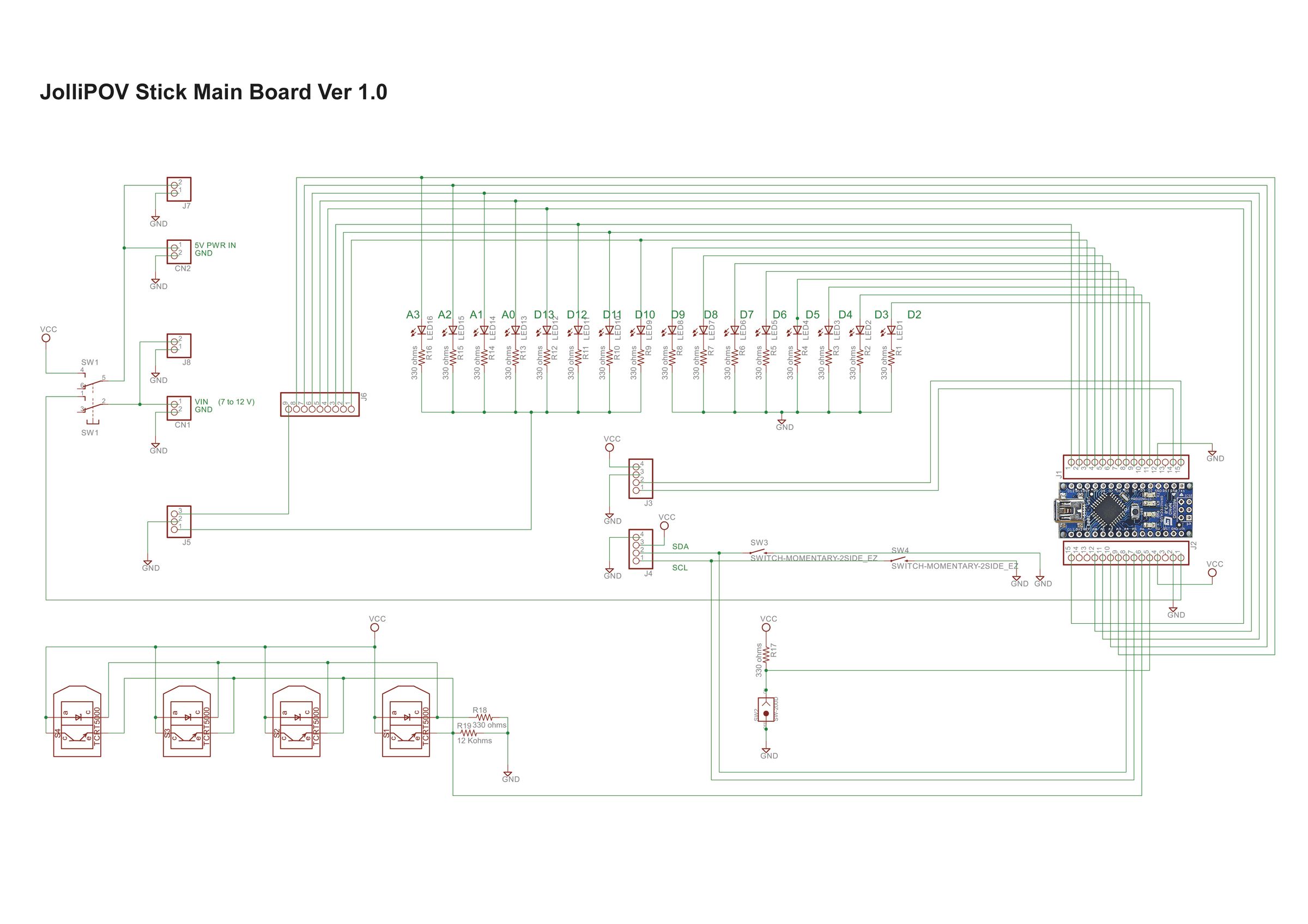 Arduino Based POV Display Stick - JolliPOV Stick : 6 Steps - Instructables