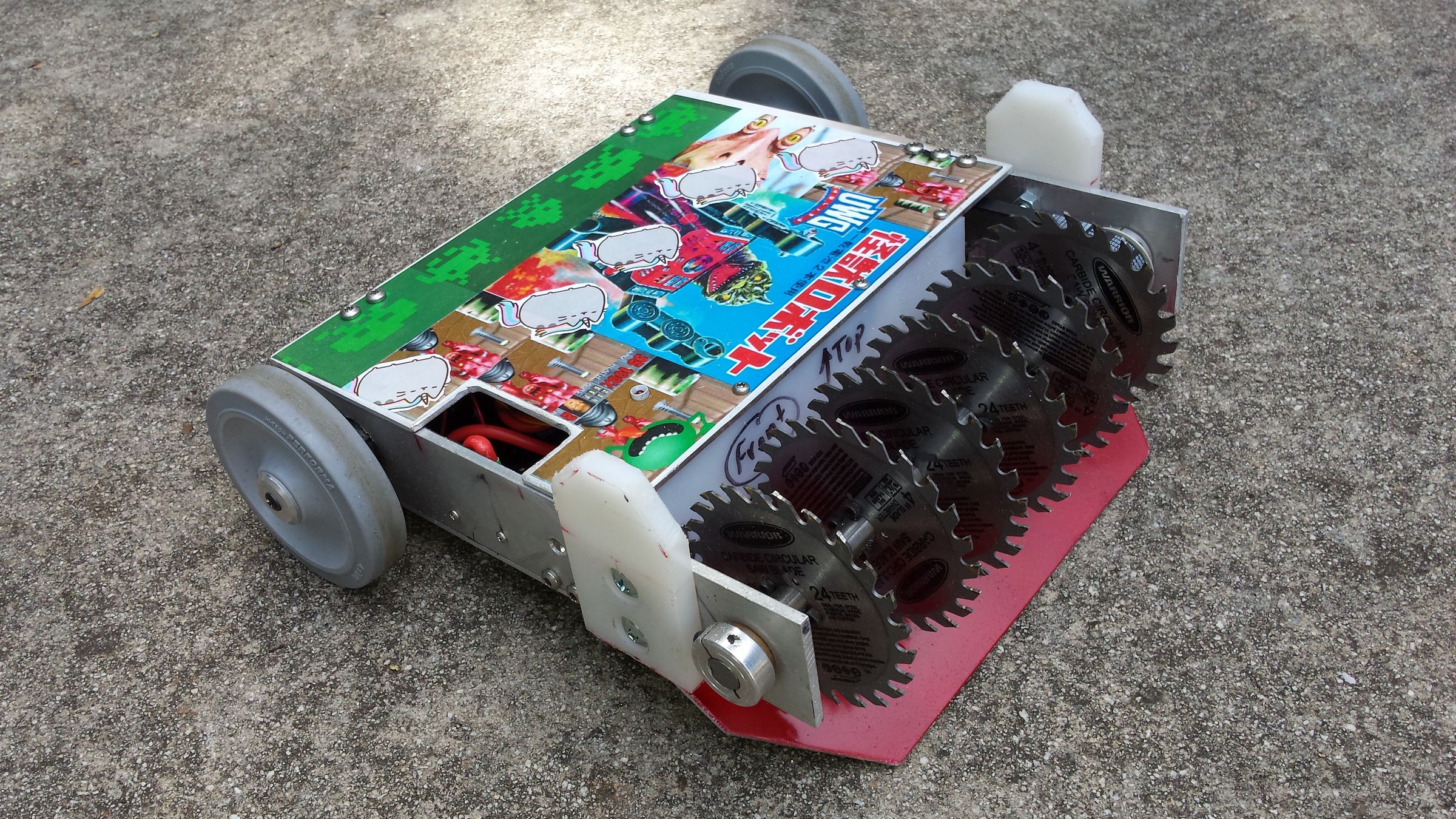 Doom Service: Multi-saw Combat Robot (Hobbyweight Class) : 18 Steps ...