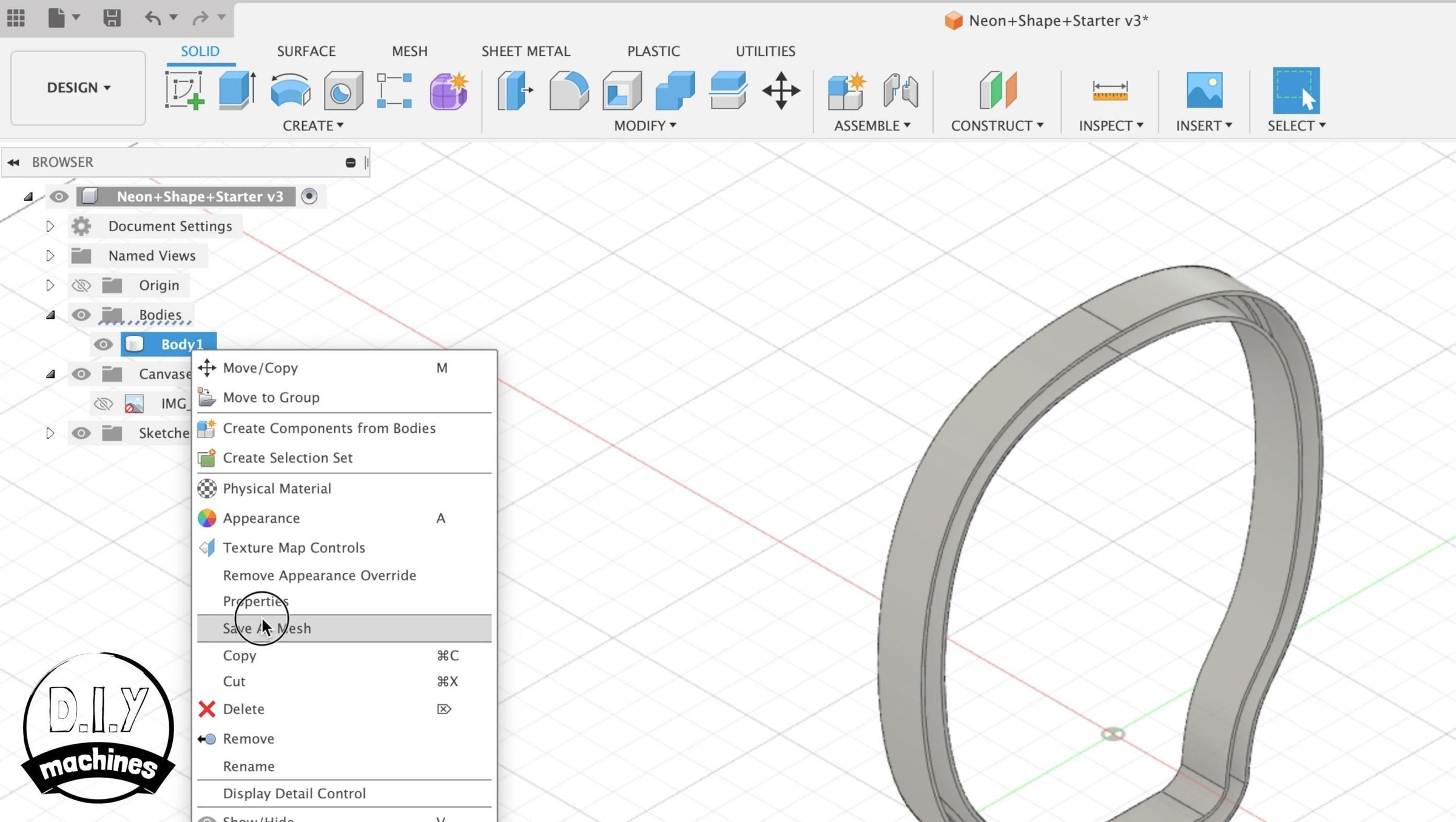 Designing Your Own Desktop LED Neon Shapes in Fusion 360 : 16 Steps ...