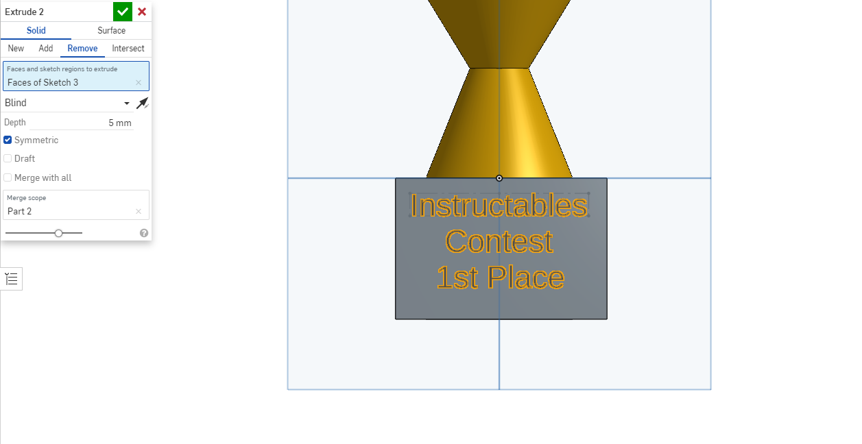 Onshape Trophy (MM) : 8 Steps - Instructables