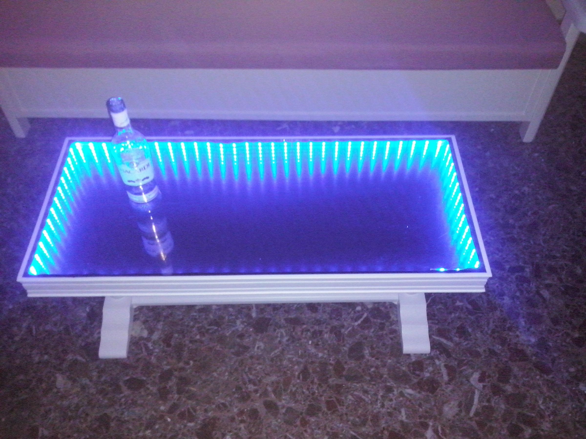Infinity Mirror Coffee Table! : 5 Steps (with Pictures) - Instructables