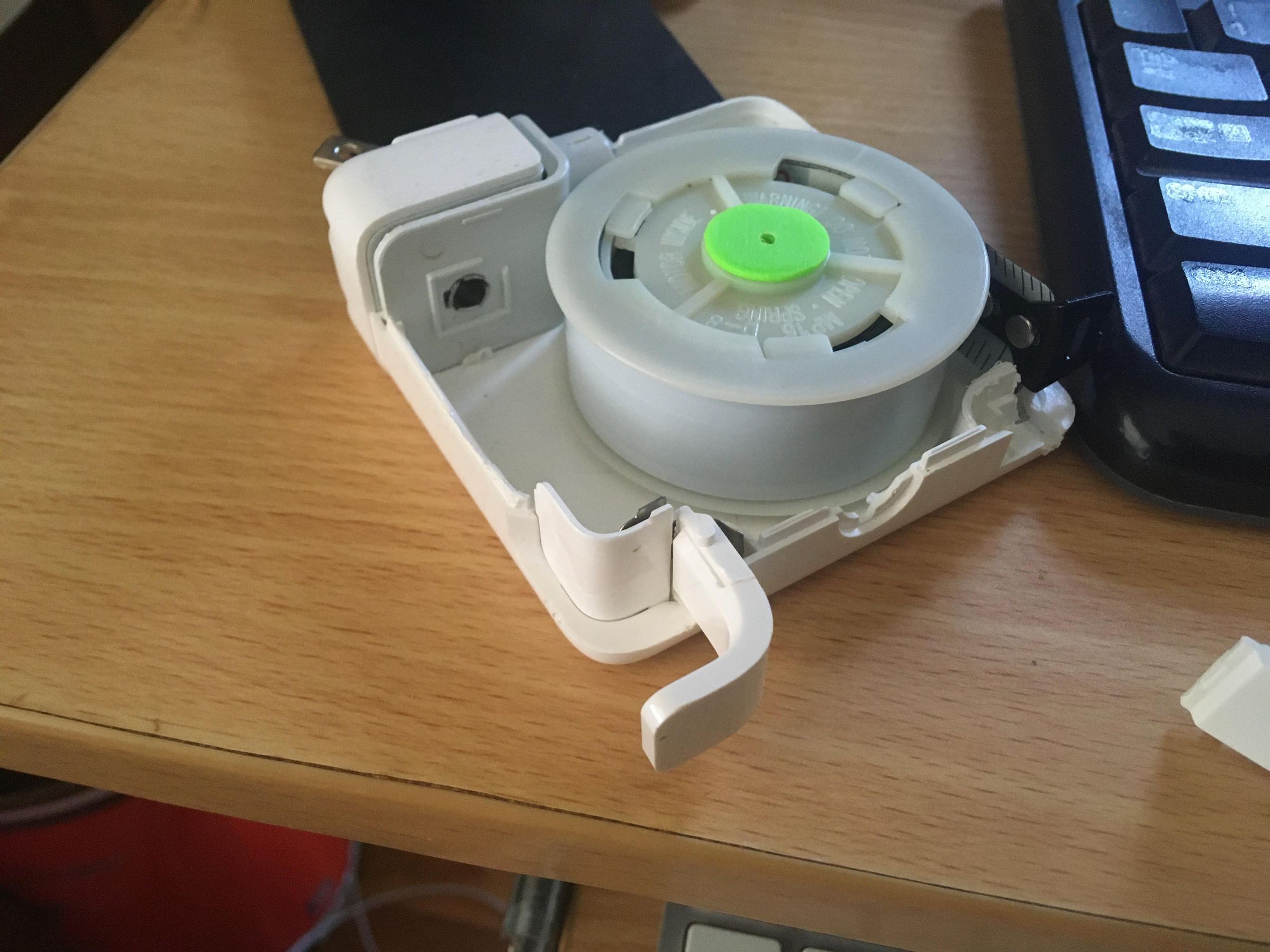 Apple Power Brick to Tape Measure Mod : 9 Steps (with Pictures ...