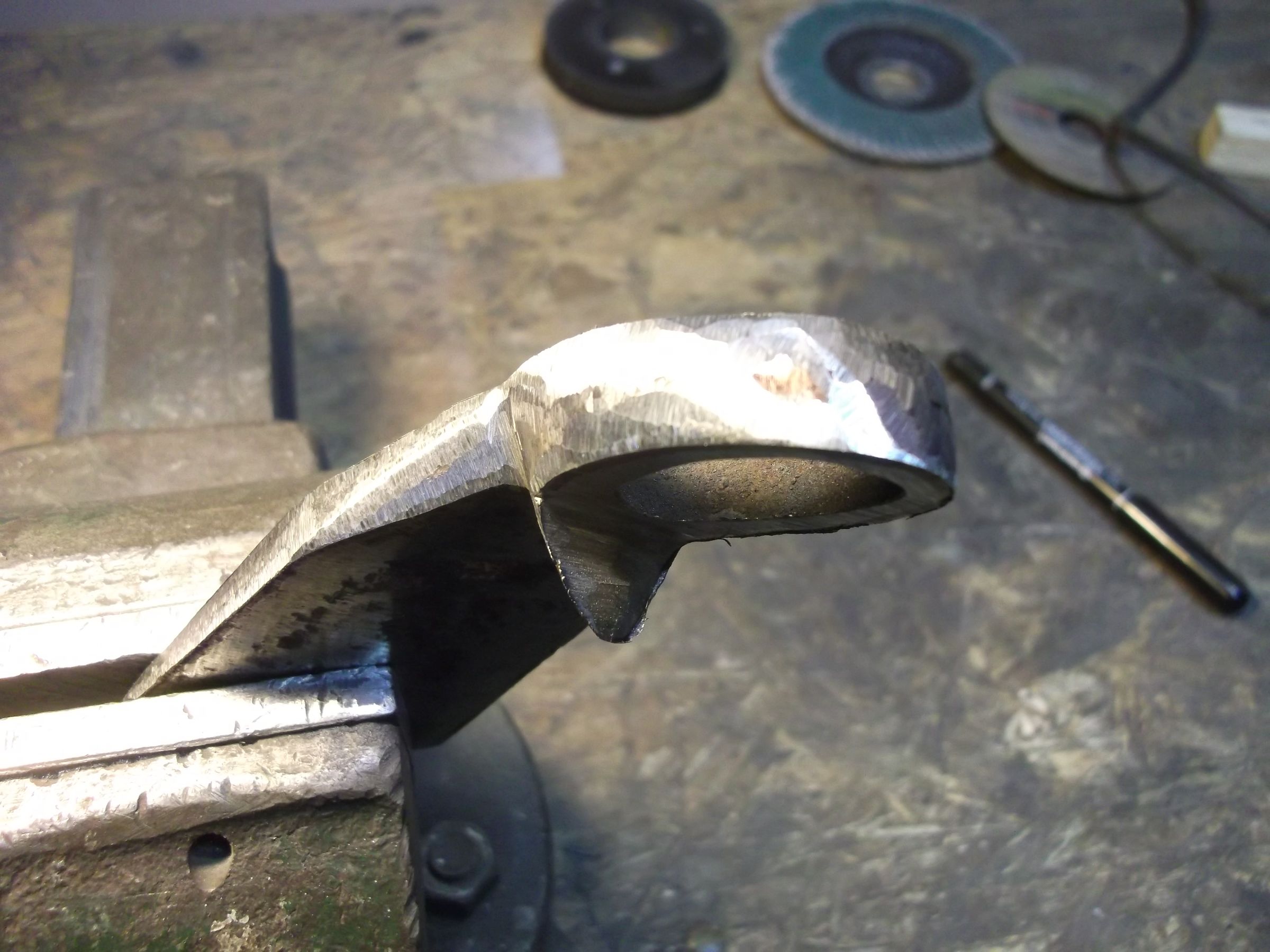 Adze From Broken Hammer Head (no Forging) : 29 Steps (with Pictures ...