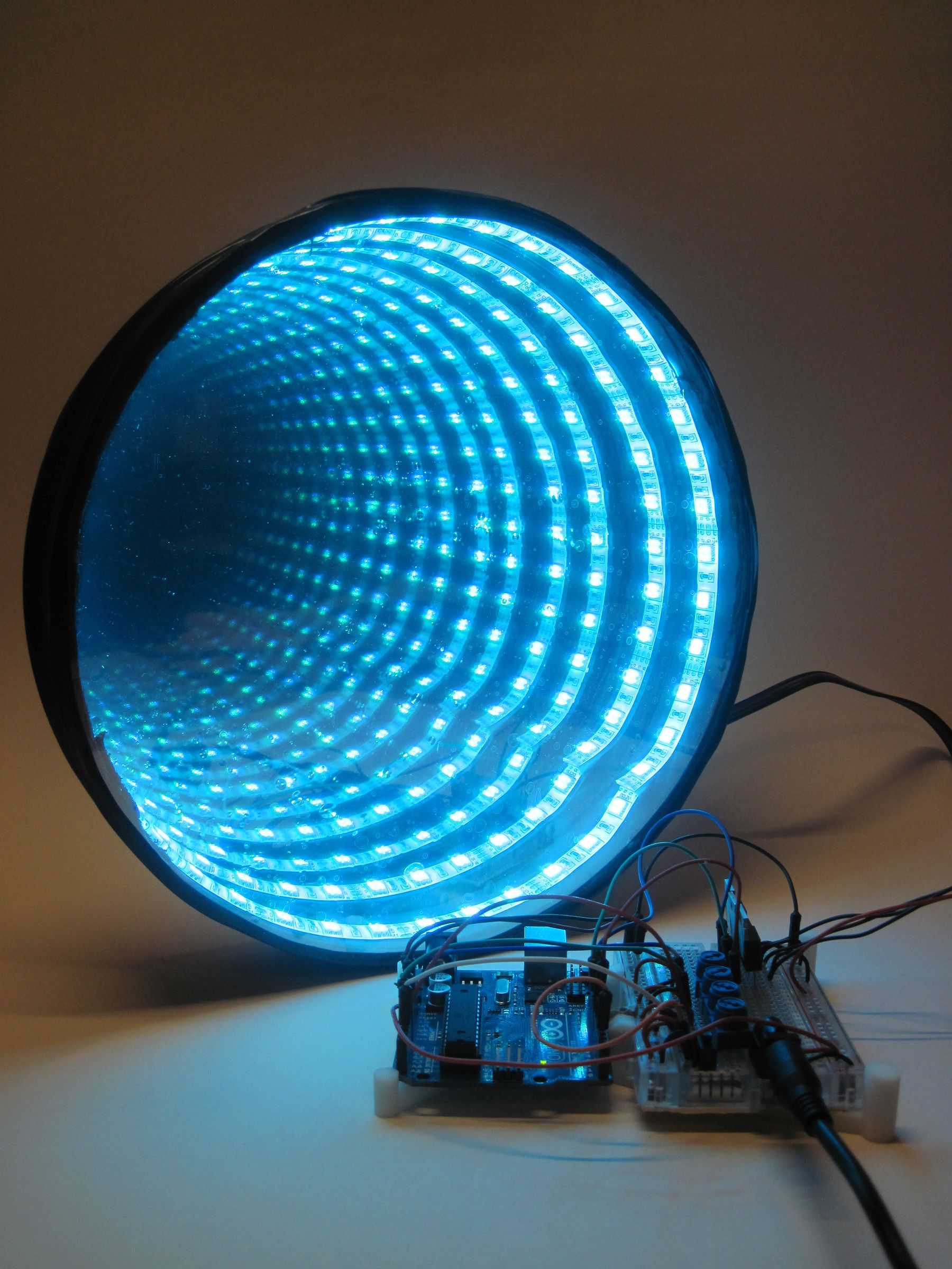 Arduino-controlled RGB LED Infinity Mirror : 13 Steps (with Pictures ...