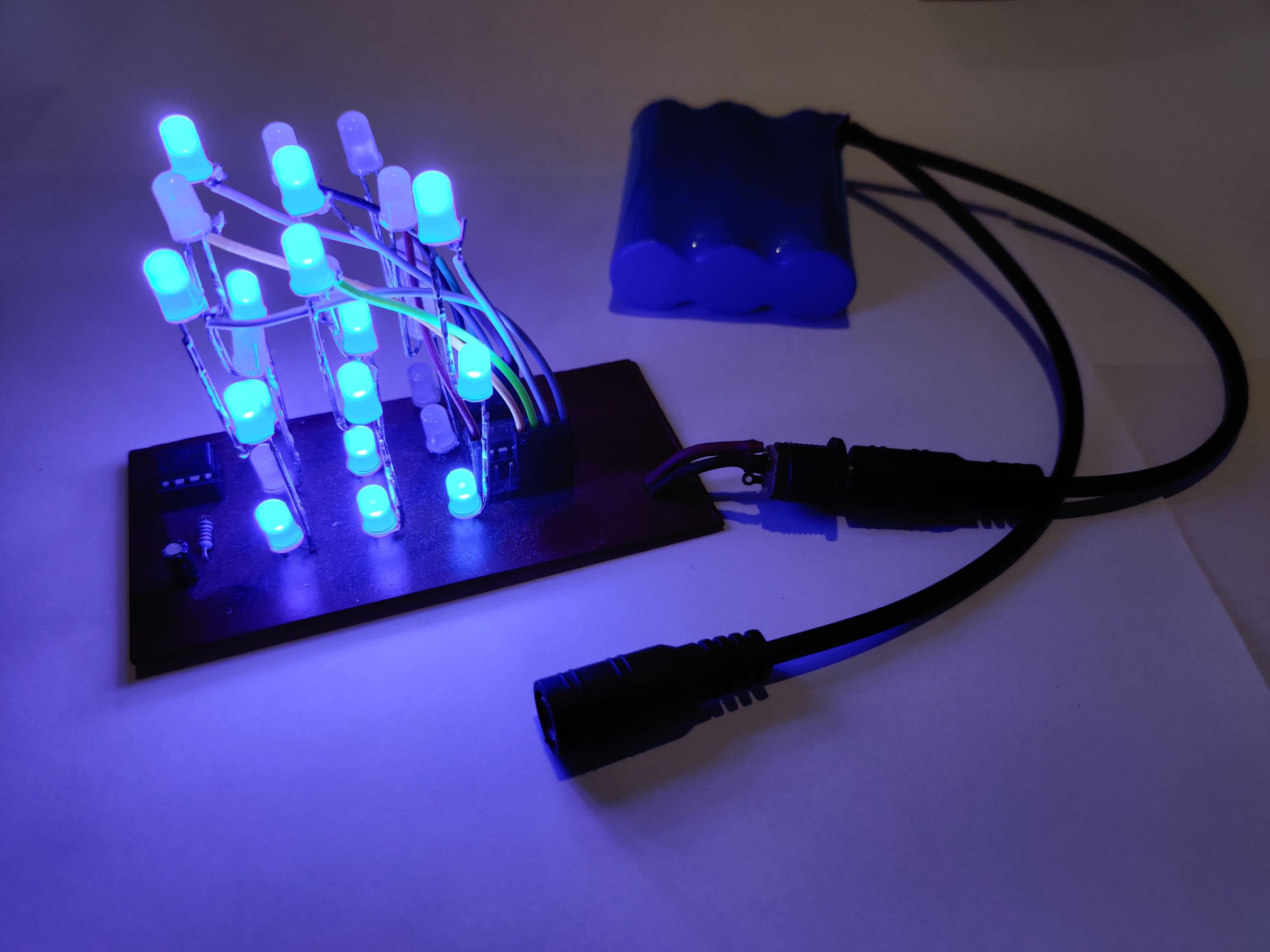 3x3x3 Binary Counter LED Cube : 5 Steps - Instructables