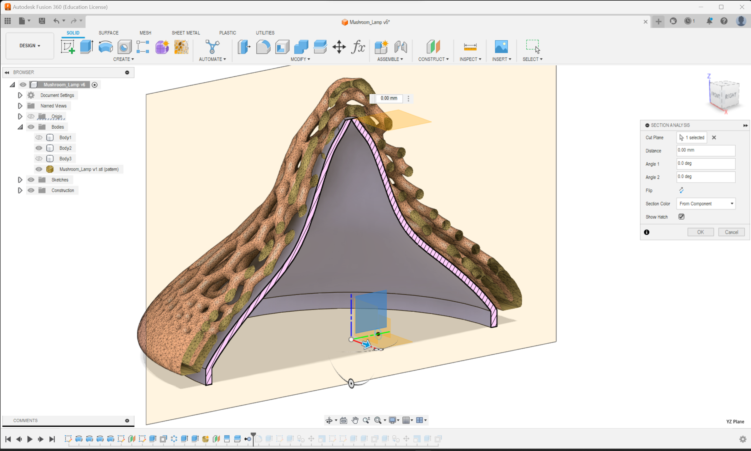 Rainbow Voronoi Mushroom: a WiFi Controlled Glow in the Dark Night ...