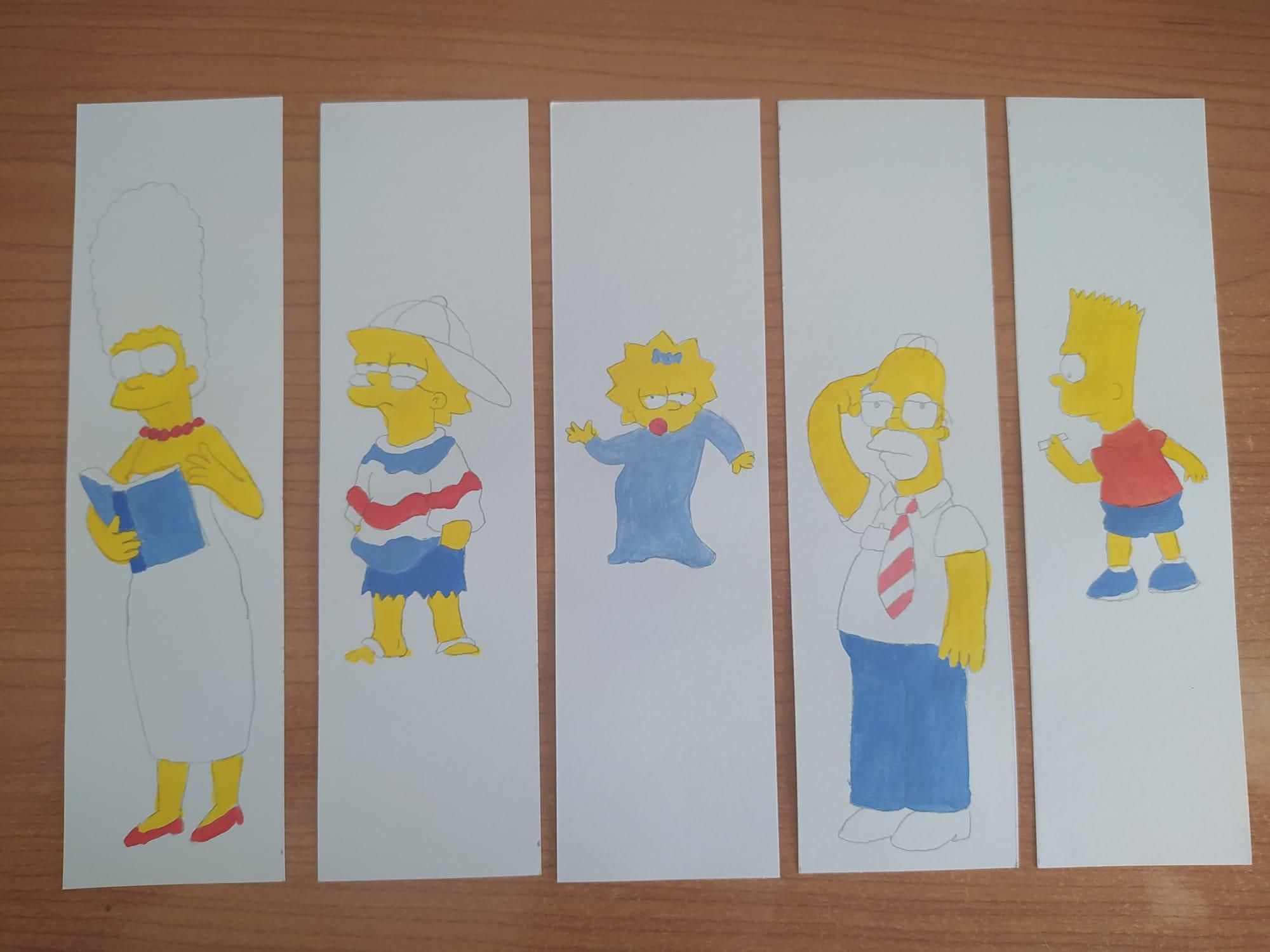 Simpsons Bookmarks + Simple Way to Plasticize : 7 Steps (with Pictures ...