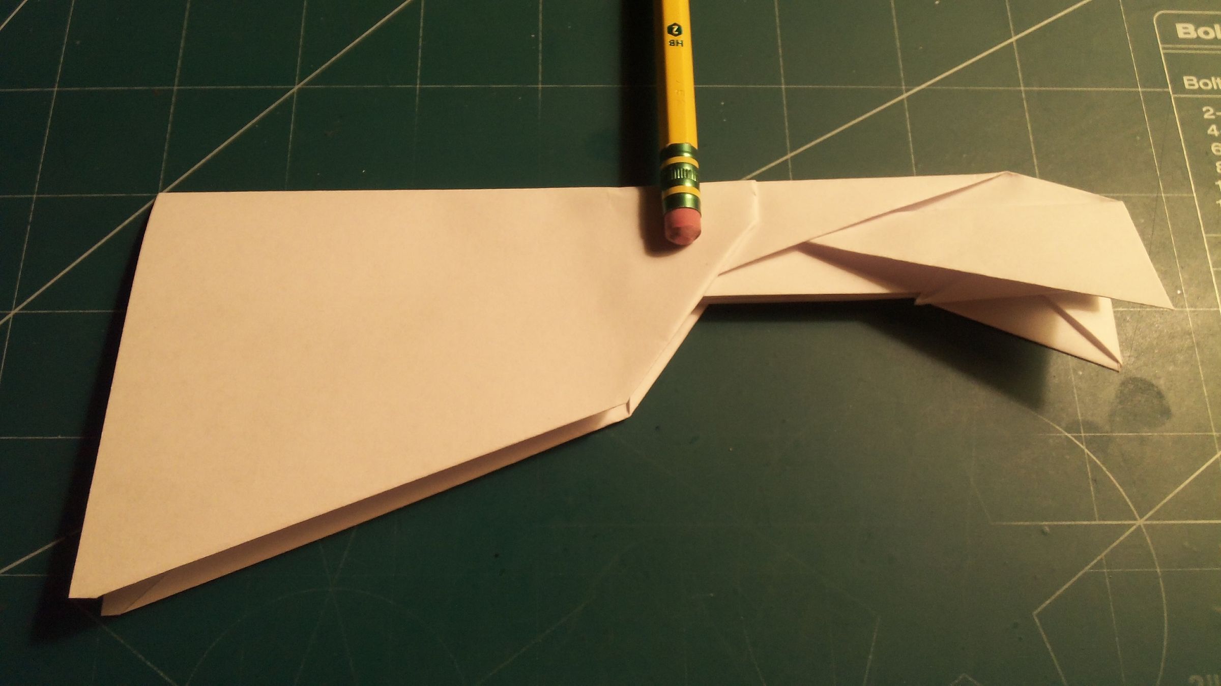 How to Make the Turbo Vulcan Paper Airplane : 5 Steps - Instructables