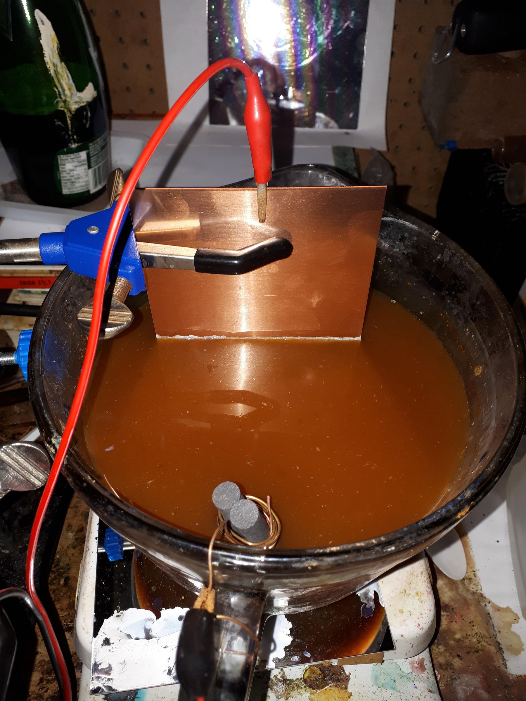 Copper Display Electroplating With Cobalt Salts and Graphite Electrodes ...