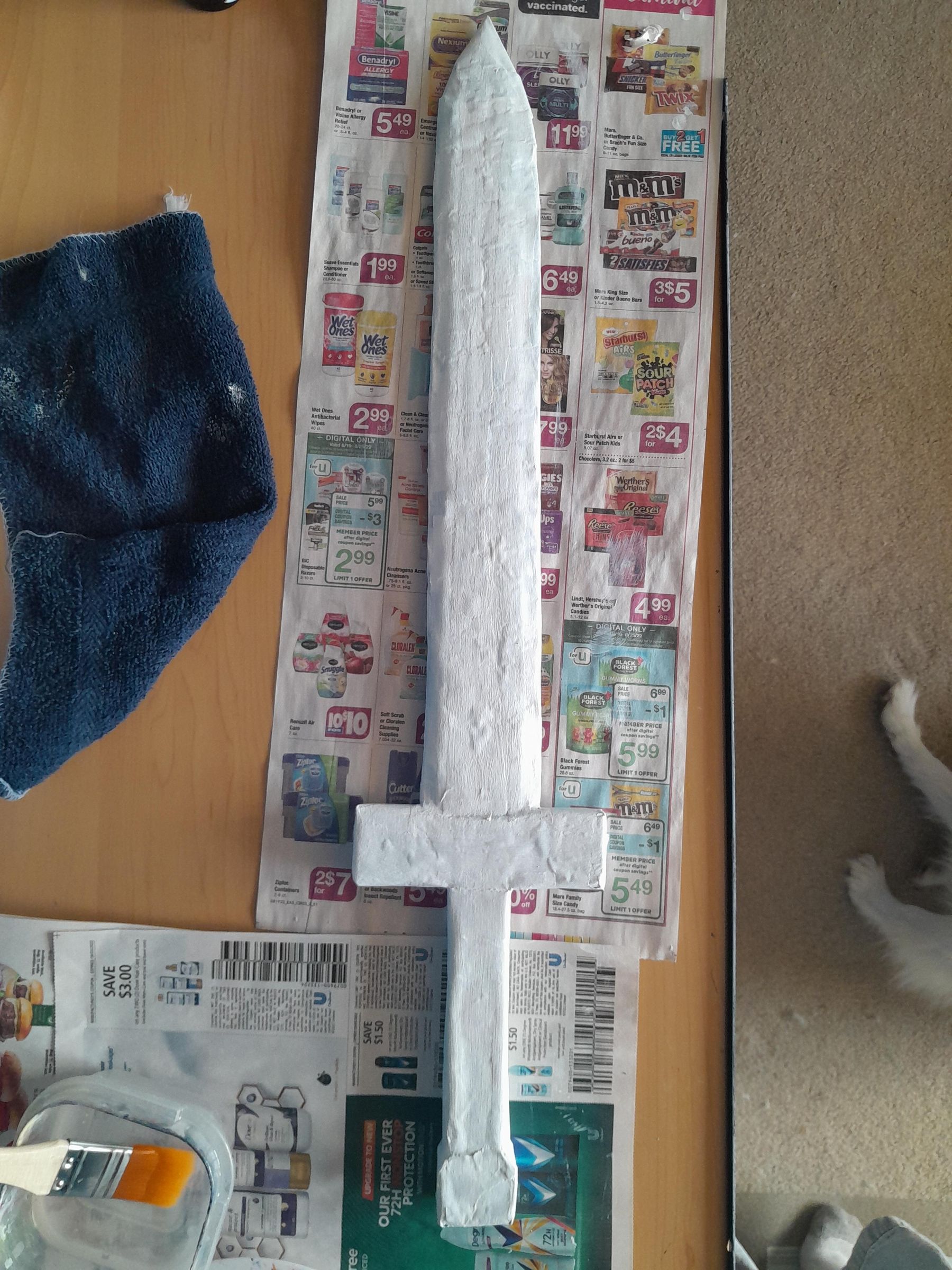 Paper Mache Sword : 8 Steps (with Pictures) - Instructables