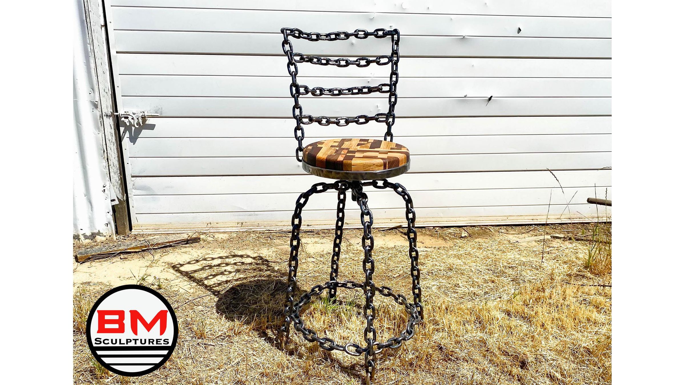 How I Made This Shop Chair Using Chain and Scrapwood : 10 Steps (with ...