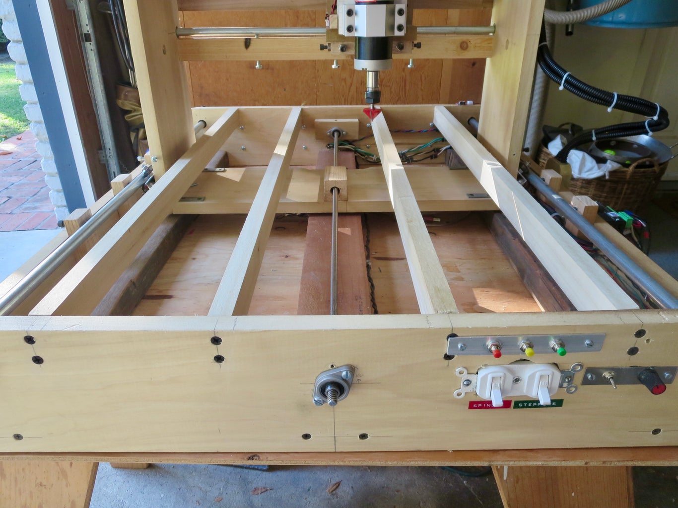 Scratch Built Cnc Router 10 Steps With Pictures Instructables
