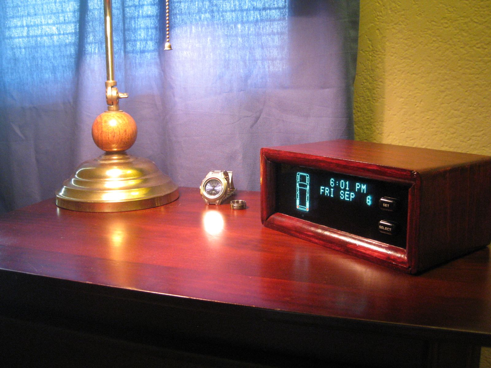 Custom Digital Clock From Wood and Jeep VIC : 11 Steps (with Pictures ...