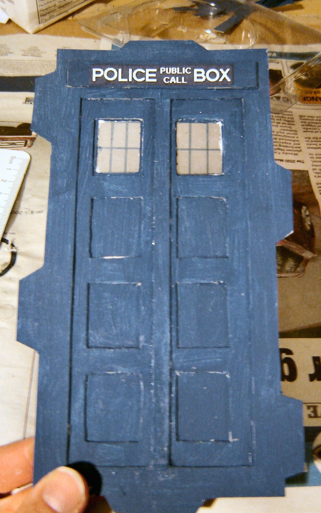 How to Make a TARDIS Model : 10 Steps (with Pictures) - Instructables