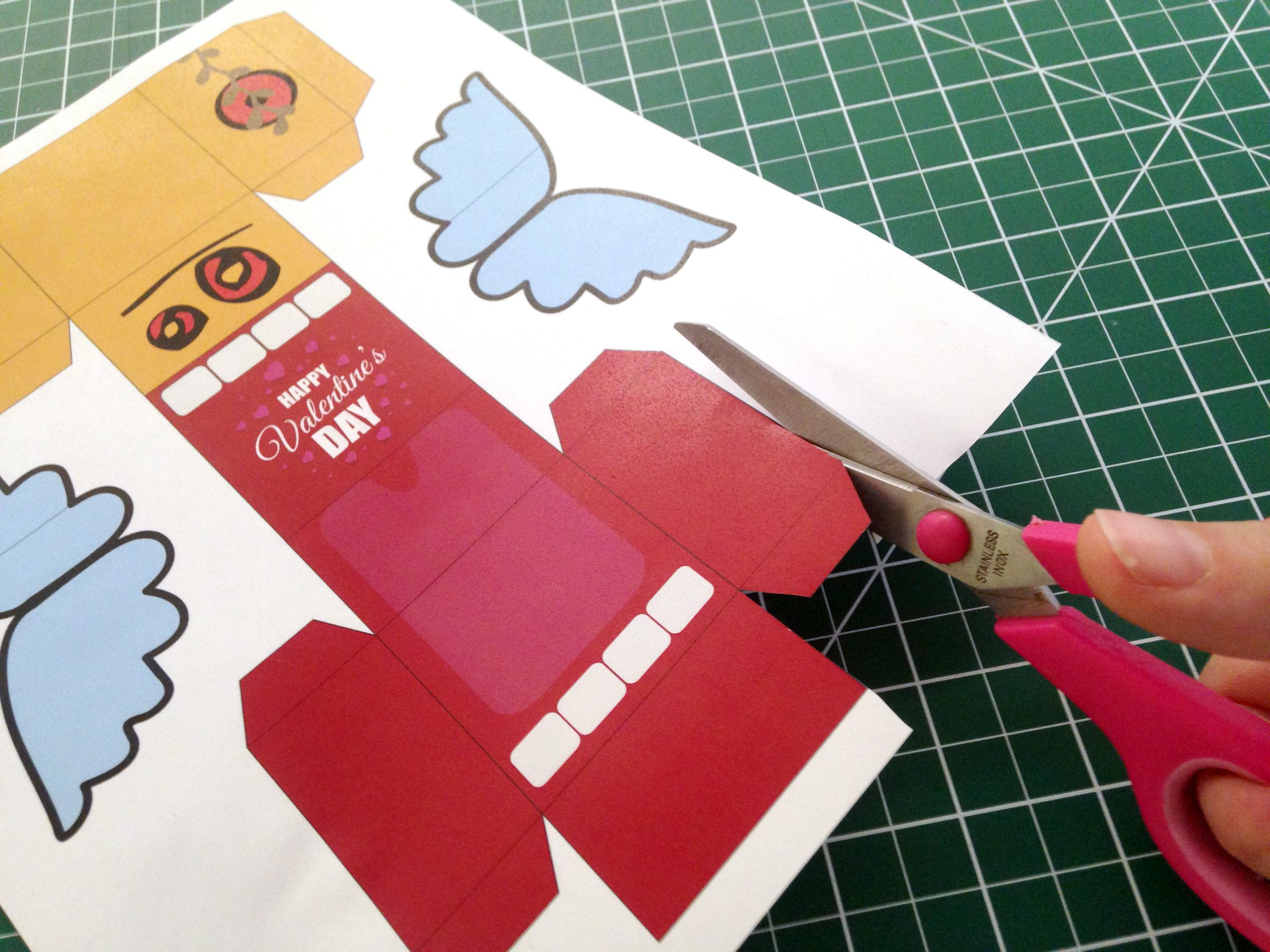 Valentine's Day Papercraft - Robot Cupid : 9 Steps (with Pictures ...
