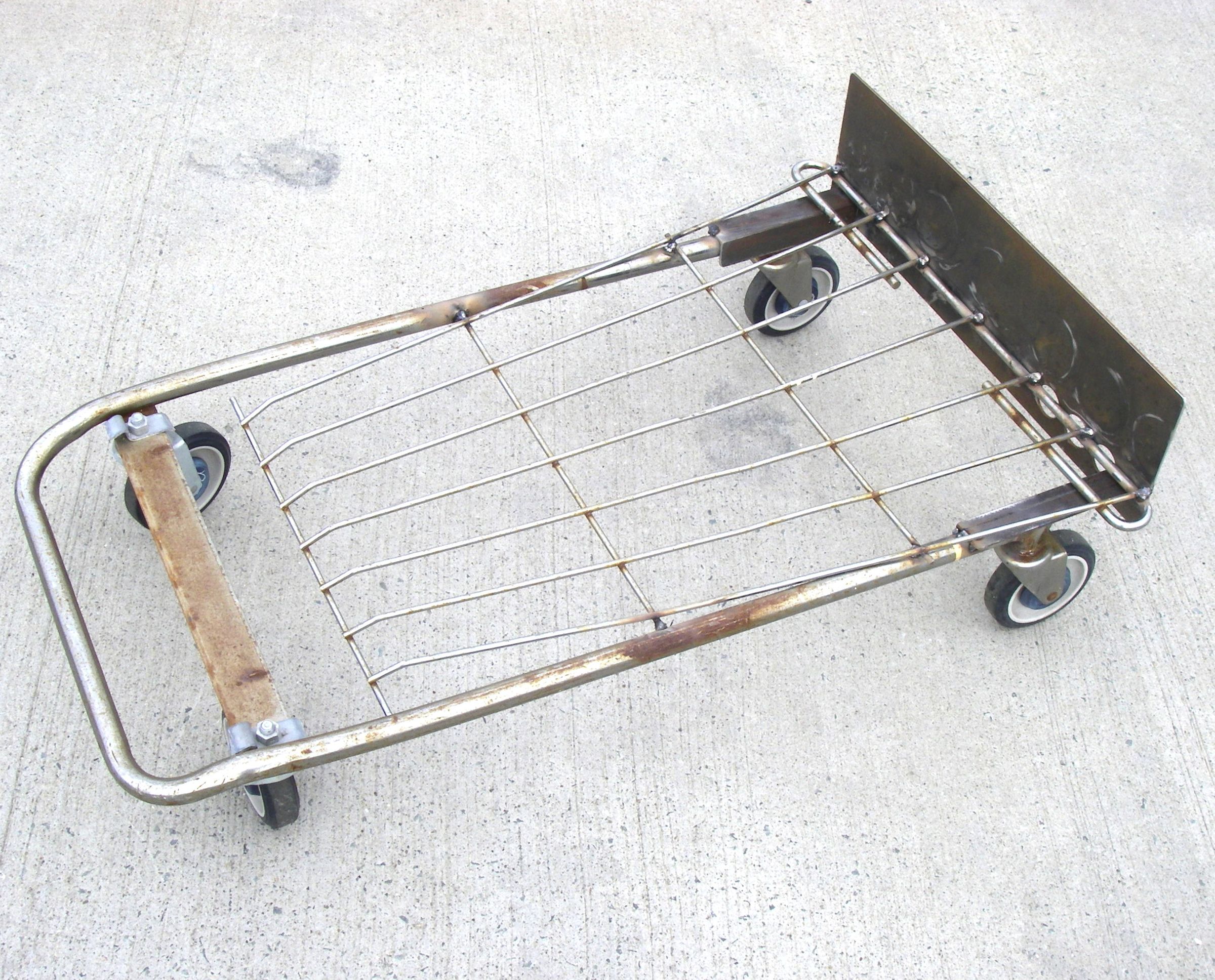 Make a Hand Truck From a Shopping Cart in Minutes : 9 Steps (with ...