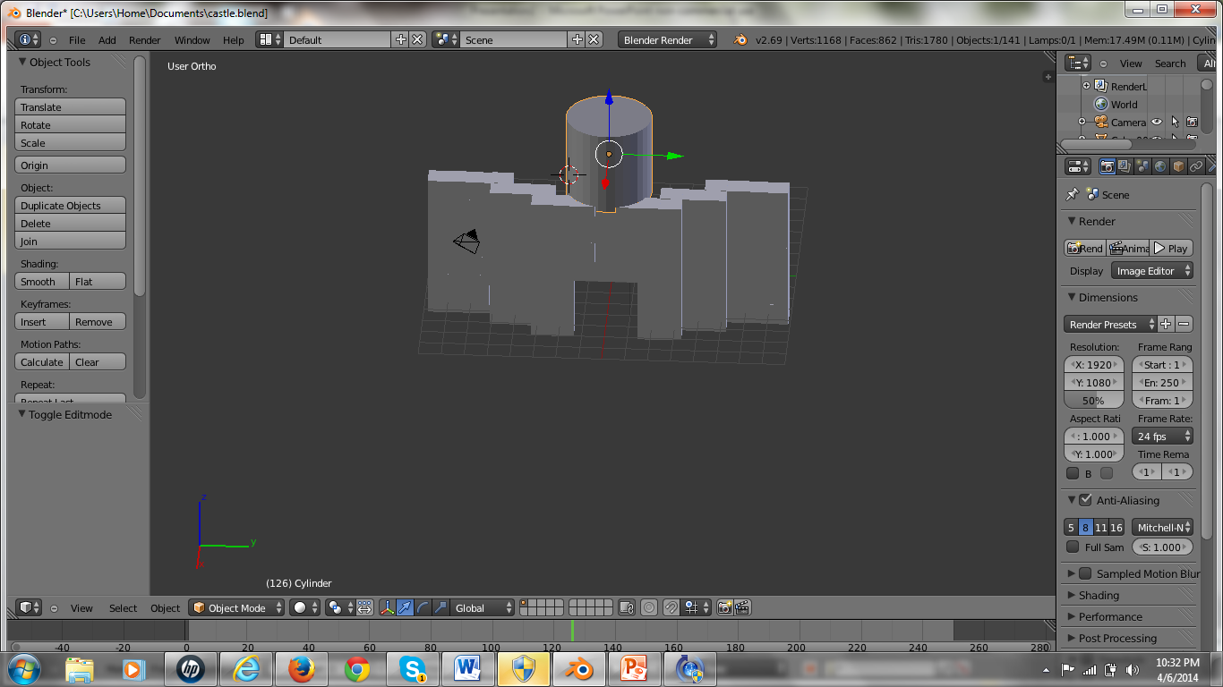 Designing a 3d Castle on Blender : 15 Steps - Instructables